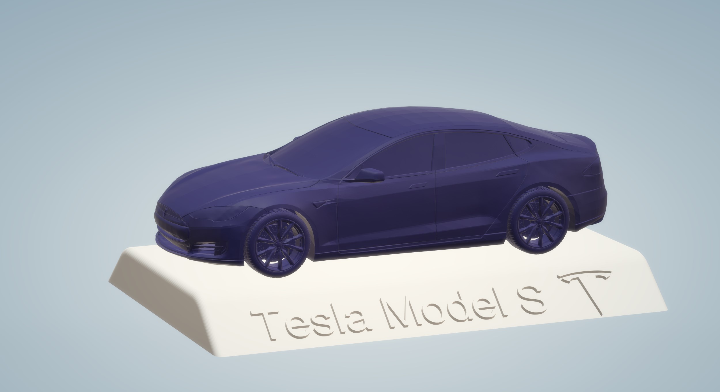 Free STL file Tesla Model S 3D MODEL CAR CUSTOM 3D PRINTING STL FILE 🚗 ...