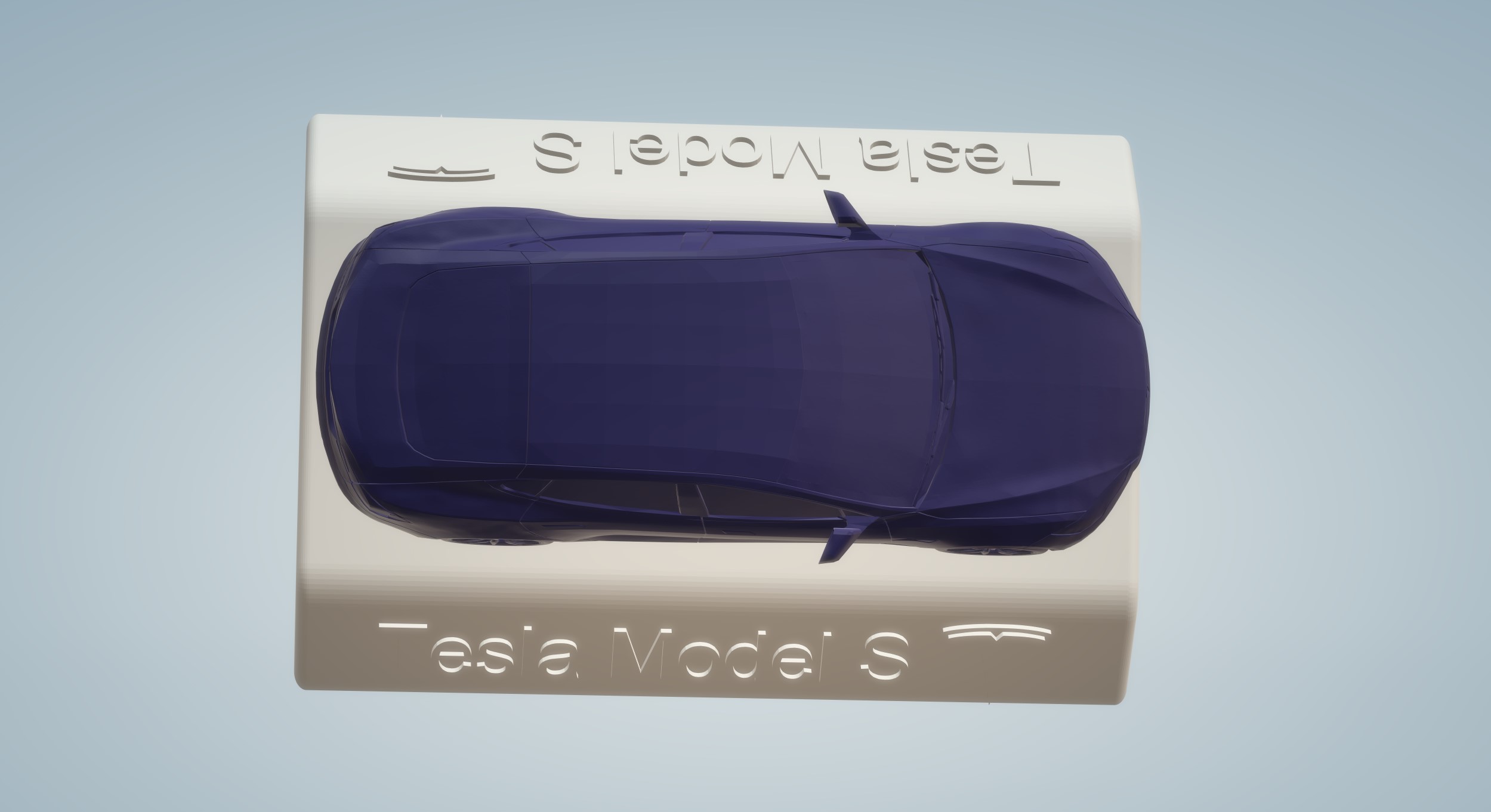 Free STL file Tesla Model S 3D MODEL CAR CUSTOM 3D PRINTING STL FILE 🚗 ...