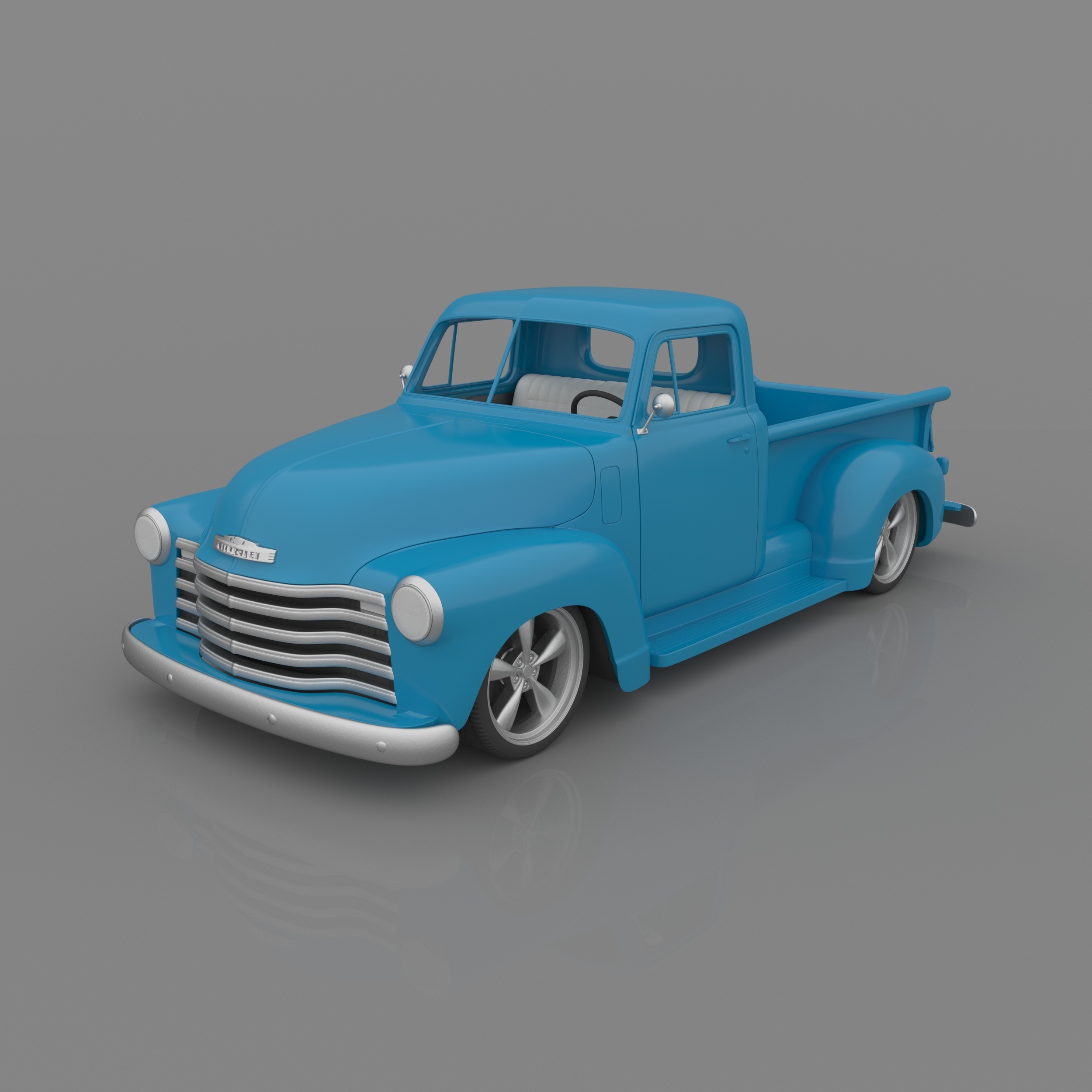 🚙 Chevrolet 3100 Pickup 1950 Classic for 3D Printing・Free 3D File for ...