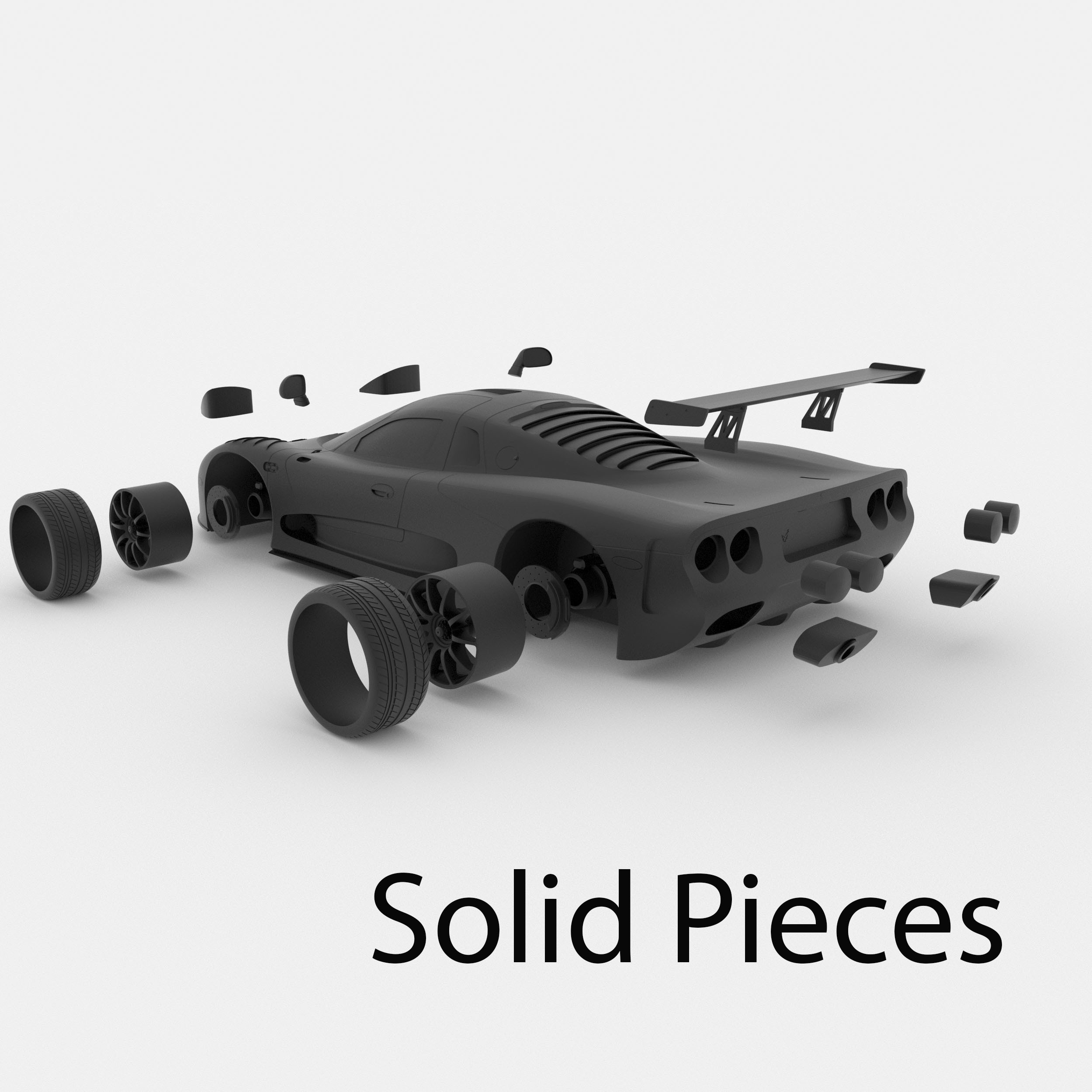 🚗 Mosler MT900 3D Model For Printing RC Car and Miniature・Free 3D File ...