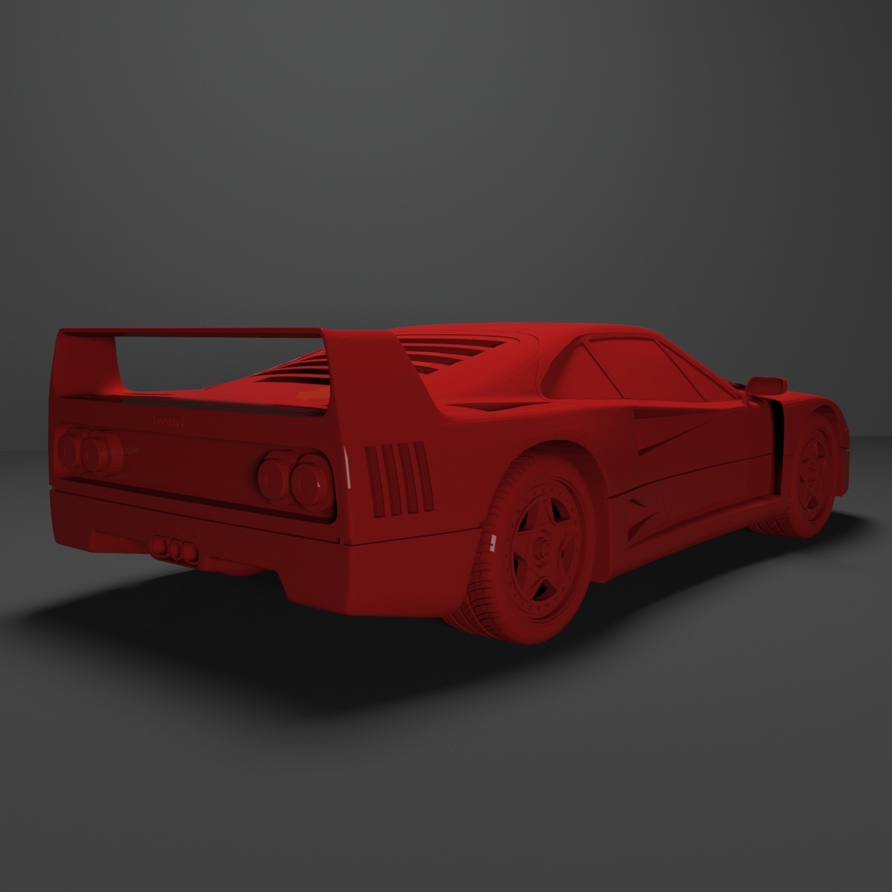 📁 Ferrari F40 3D Printing STL File・Free 3D File for ・Cults