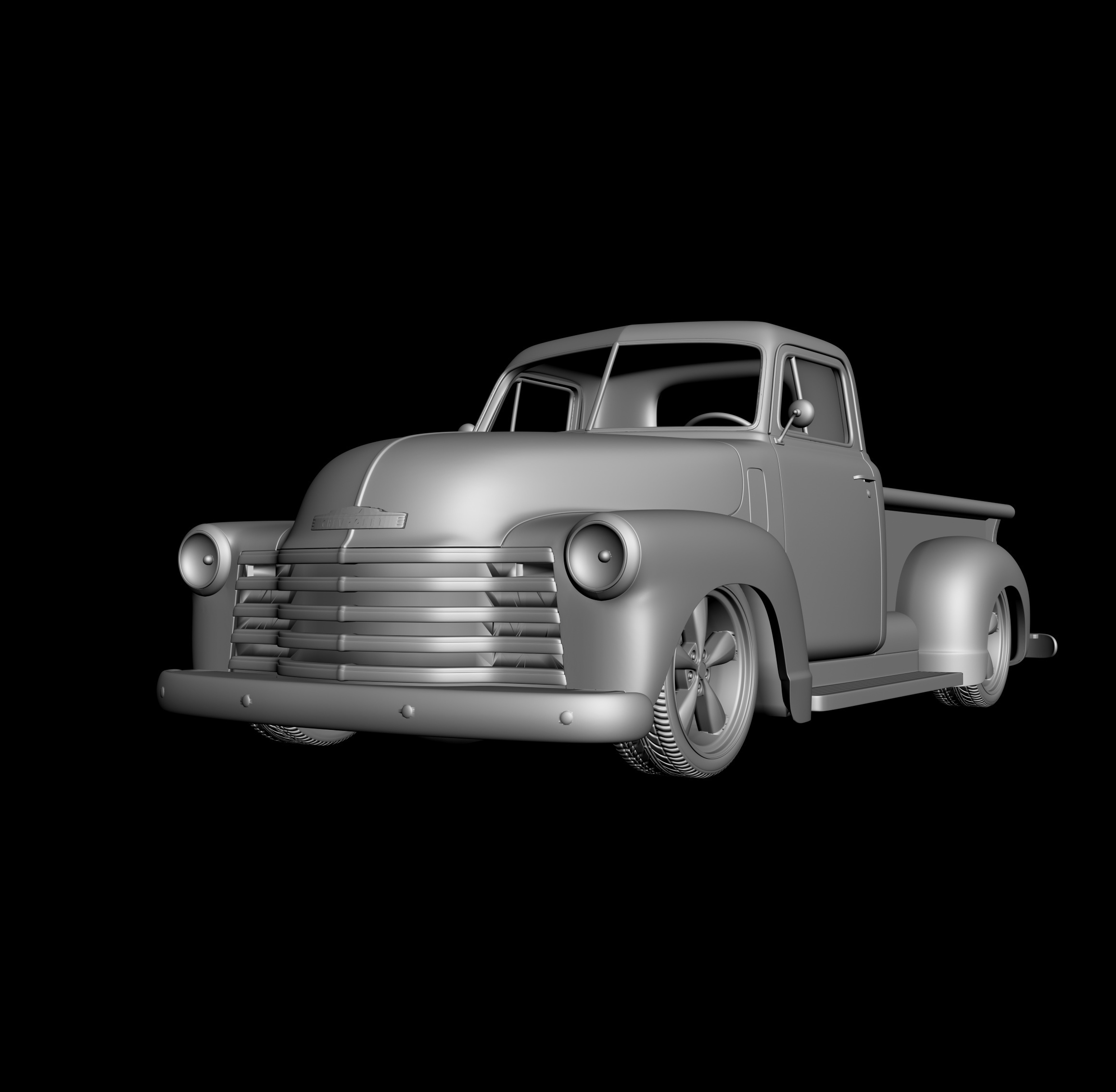 🚙 Chevrolet 3100 Pickup 1950 Classic for 3D Printing・Free 3D File for ...