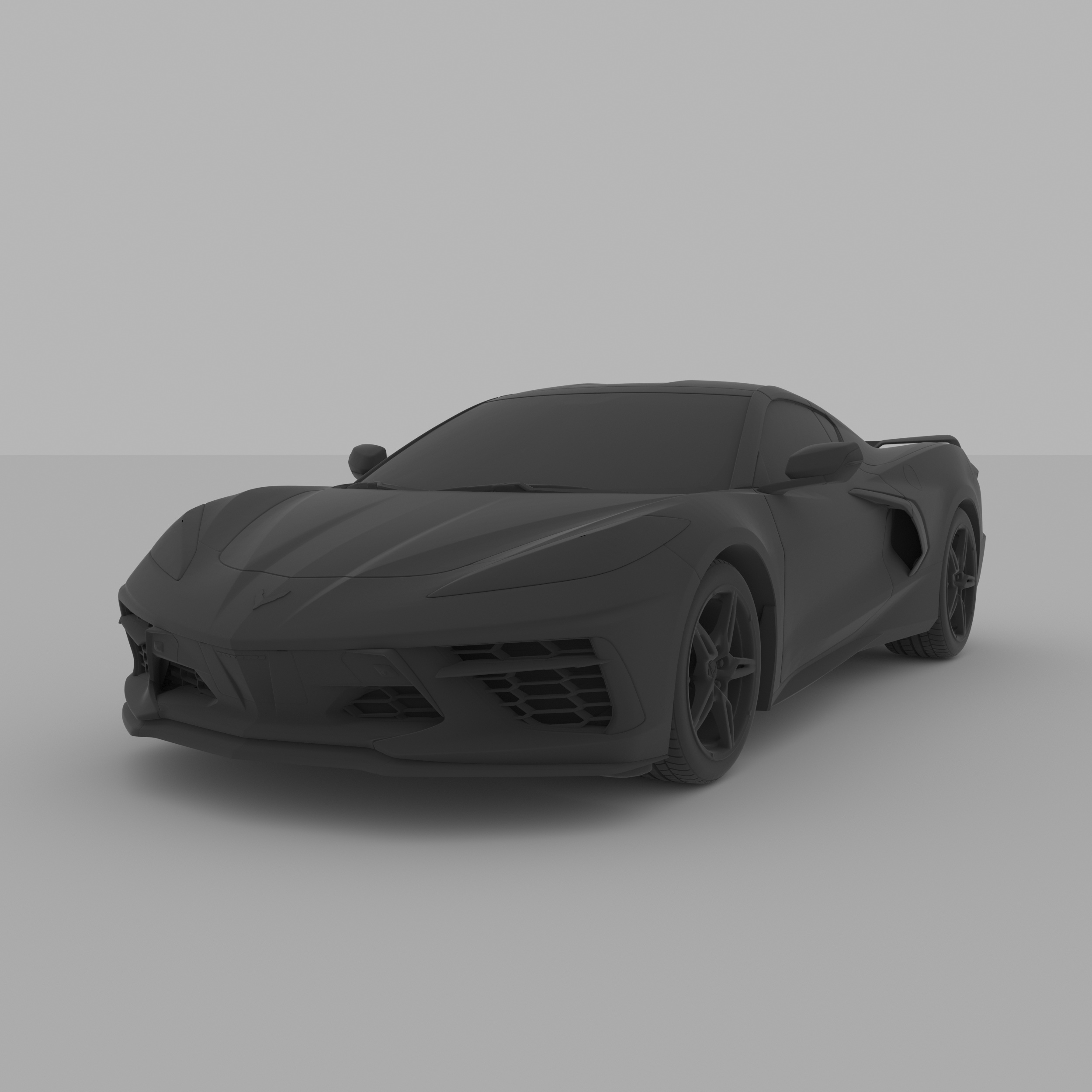 🚙 Chevrolet Corvette C8 2020 for 3D Printing・Free 3D File for ・Cults