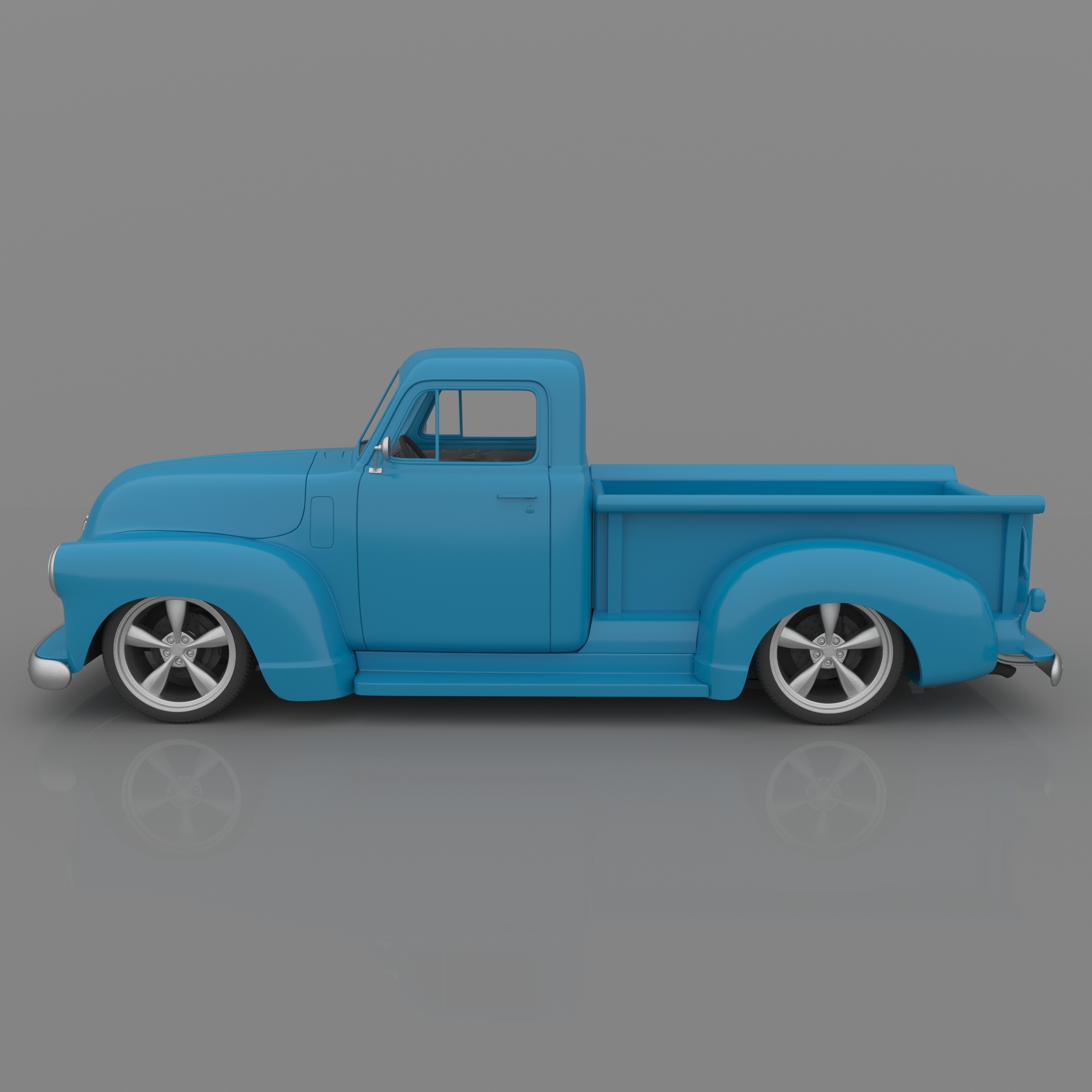 🚙 Chevrolet 3100 Pickup 1950 Classic for 3D Printing・Free 3D File for ...