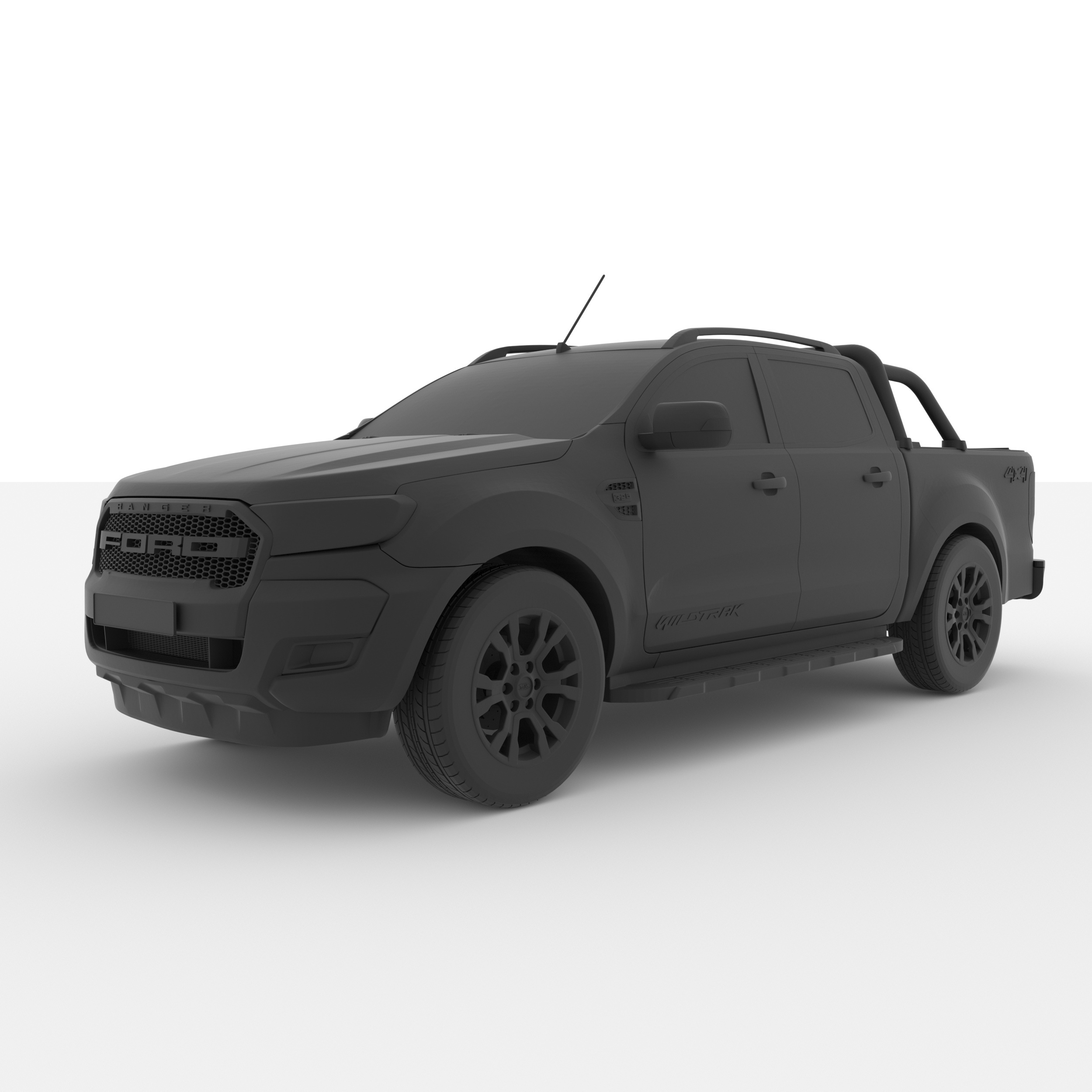 🚙 Ford Ranger Wildtrak 2015-2020 For 3D Print・Free 3D File for ・Cults