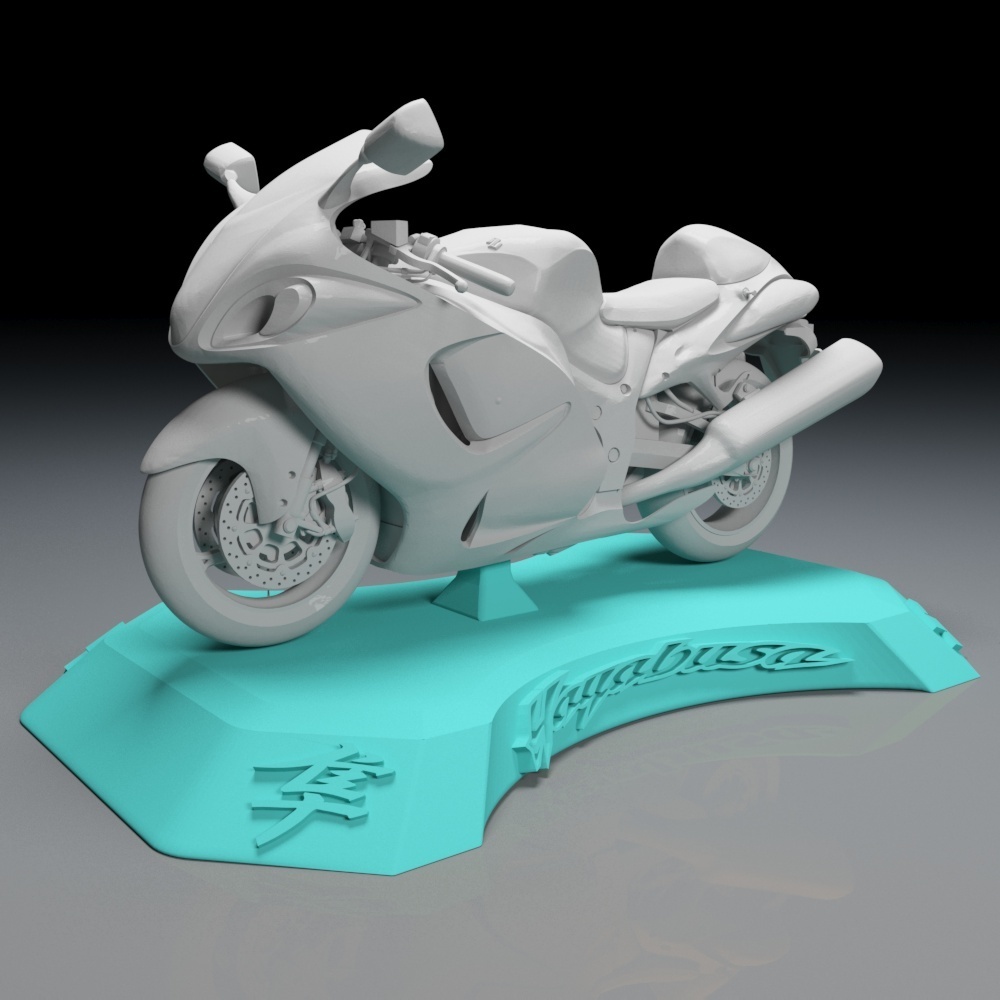 🏍️ Suzuki GSX1300R Hayabusa 2015 3D Printable Model・Free 3D File for ・Cults