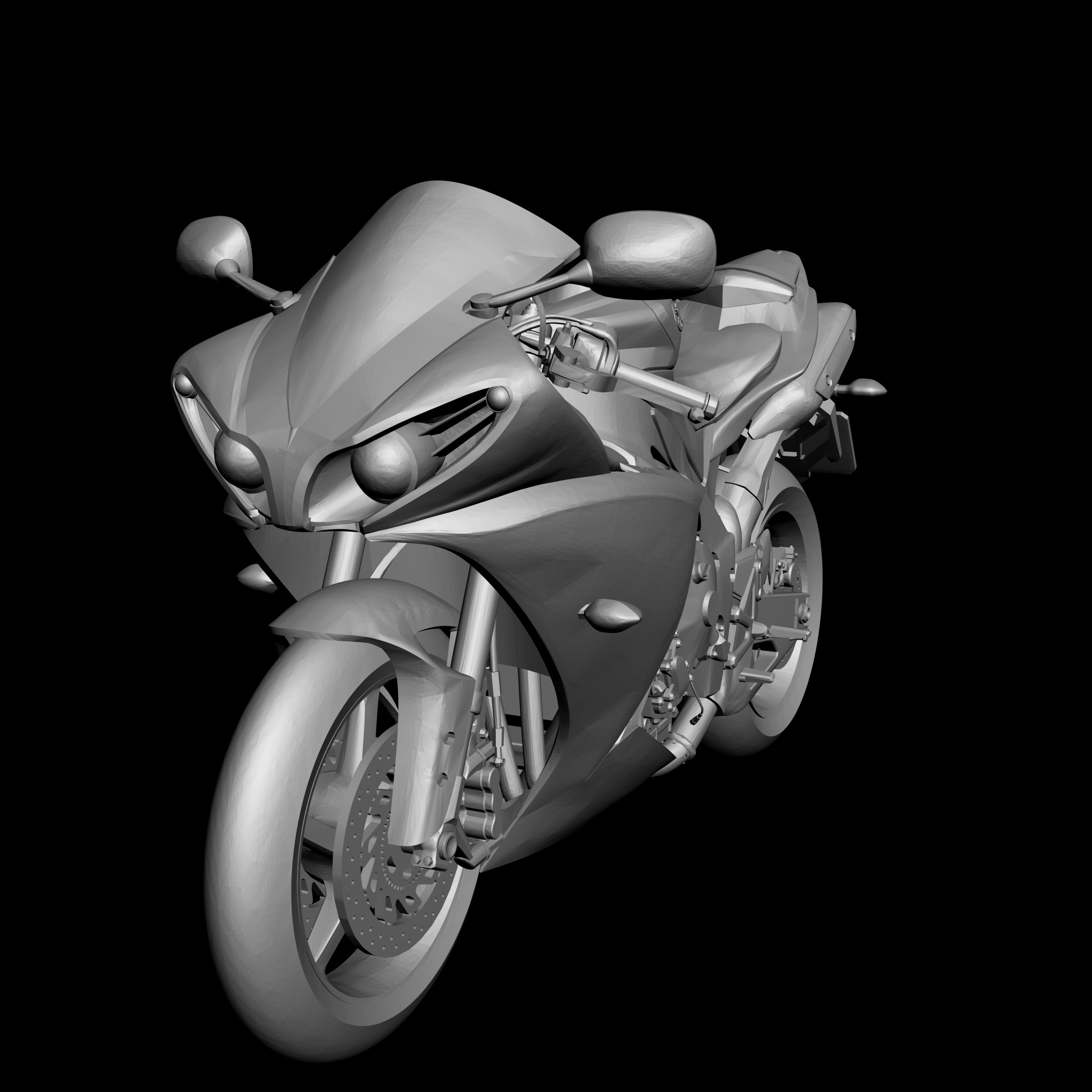 🏎️ Yamaha YZF-R1 1000 3D Printable Model・Free 3D File for ・Cults