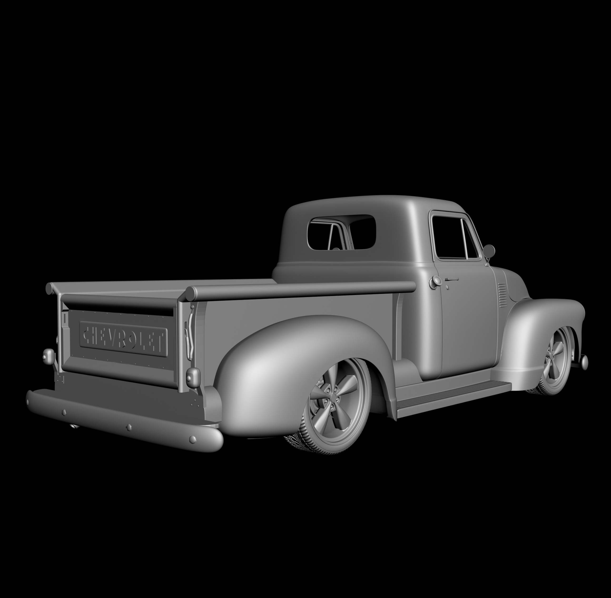 🚙 Chevrolet 3100 Pickup 1950 Classic for 3D Printing・Free 3D File for ...