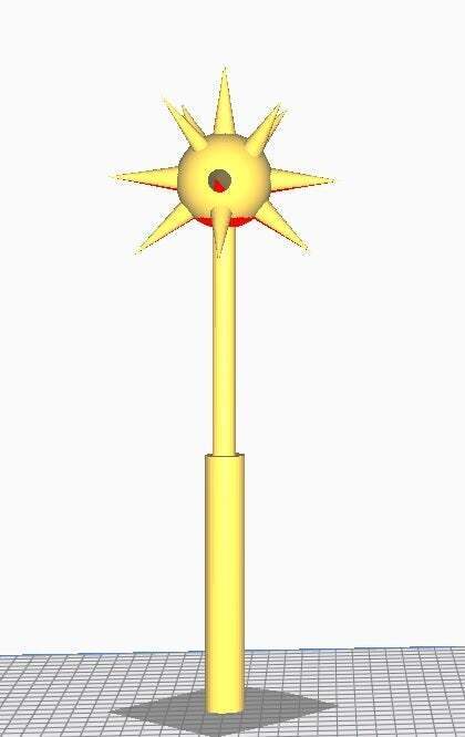 Free STL file Spike Mace 🎭 ・3D printable model to download・Cults