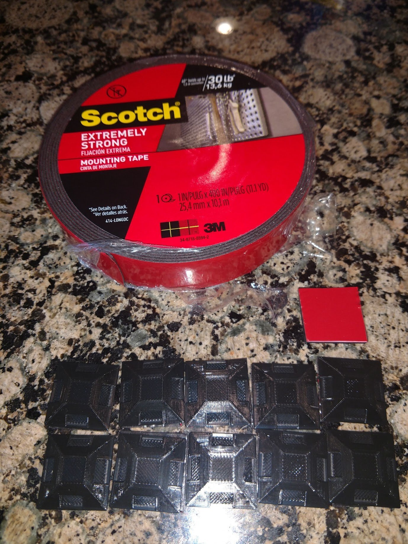 3D printable Cable Tie Mounting Pad・Cults