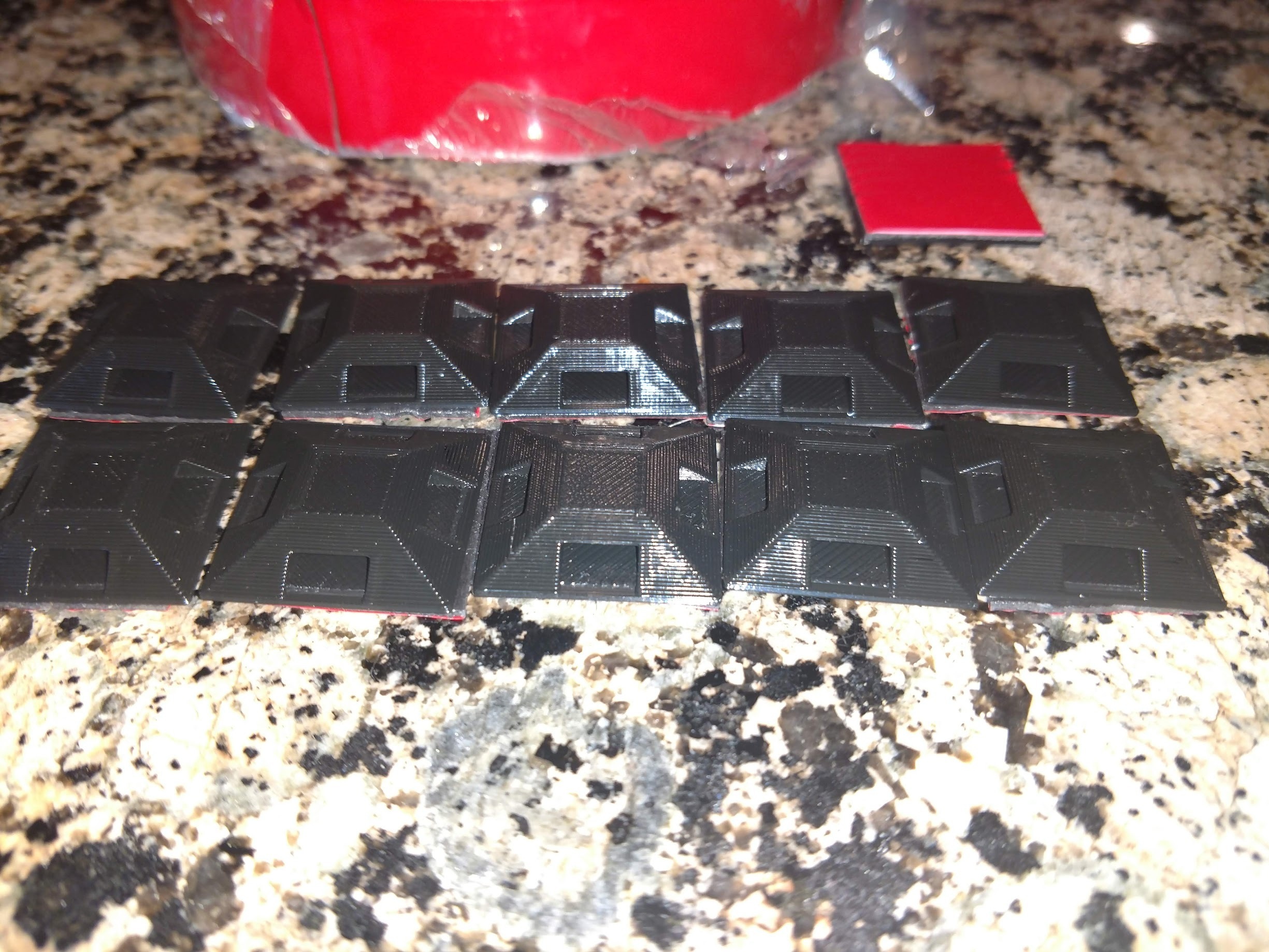 3D printable Cable Tie Mounting Pad・Cults