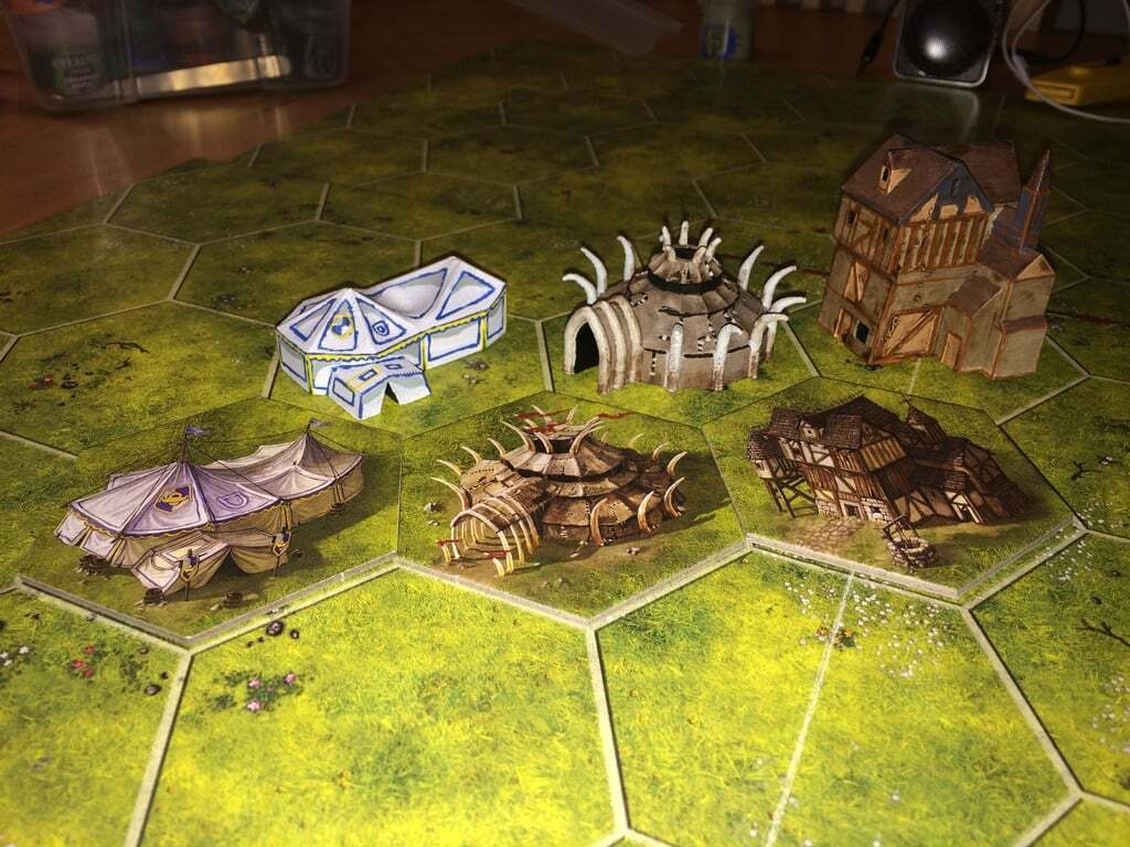 3D print Buildings for Battlelore 2nd edition・Cults