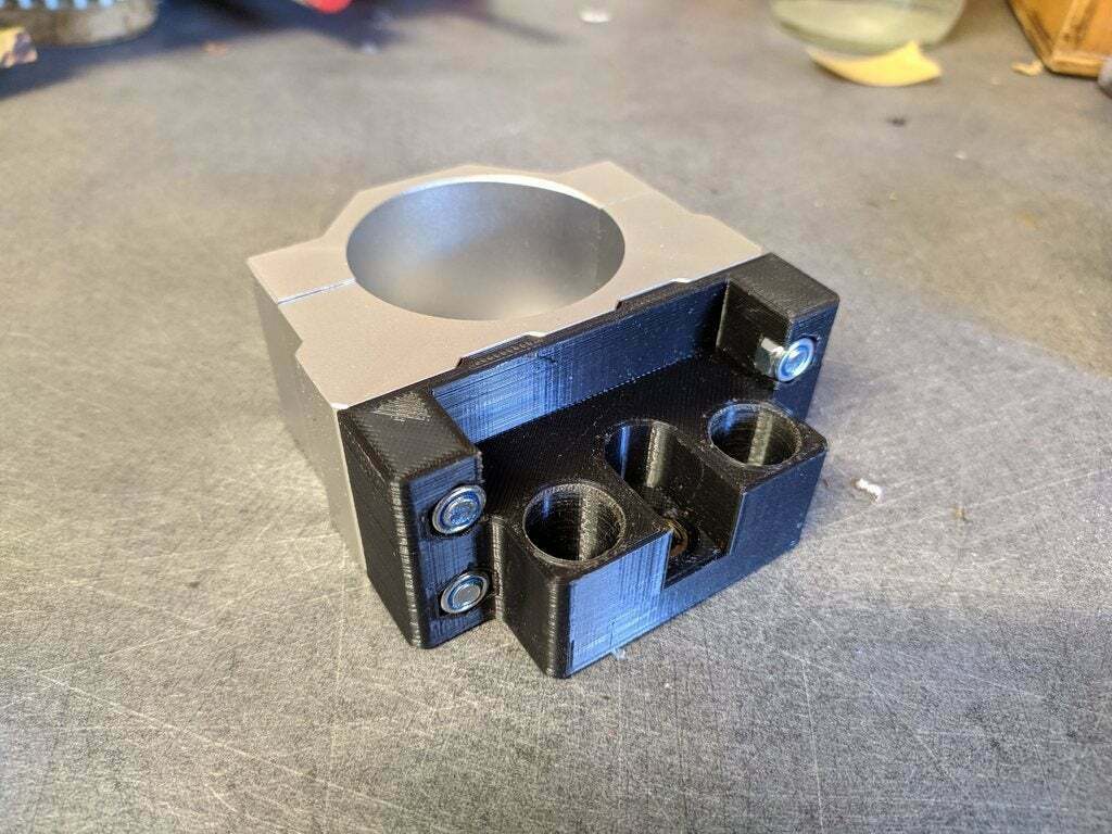 Free STL file 3018 pro Z axis 500w 55mm Spindle Upgrade 🧞‍♂️ ・Model to download and 3D print・Cults