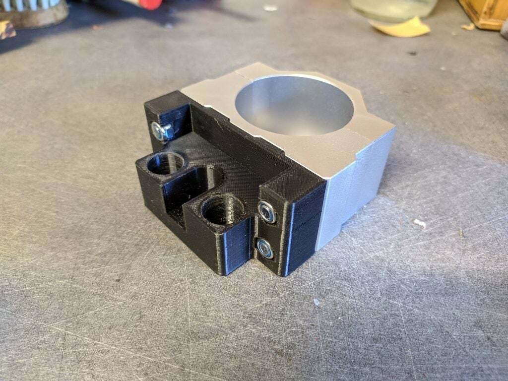 Free STL file 3018 pro Z axis 500w 55mm Spindle Upgrade 🧞‍♂️ ・Model to ...