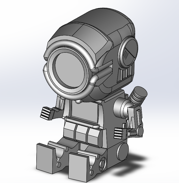 🤖 Pathfinder Apex Legends Big Head・Free STL File for ・Cults