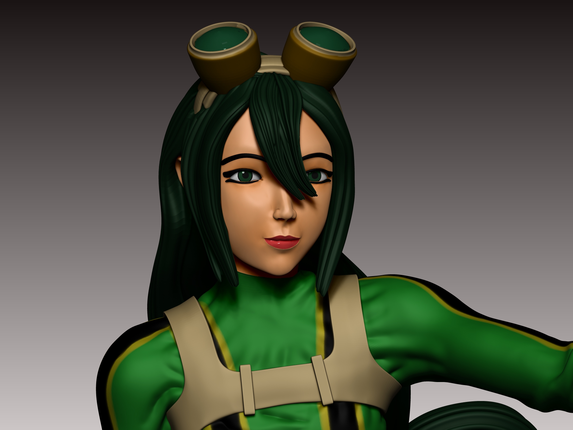 Archivo 3D tsuyu 👩 ・Objeto imprimible en 3D para descargar・Cults