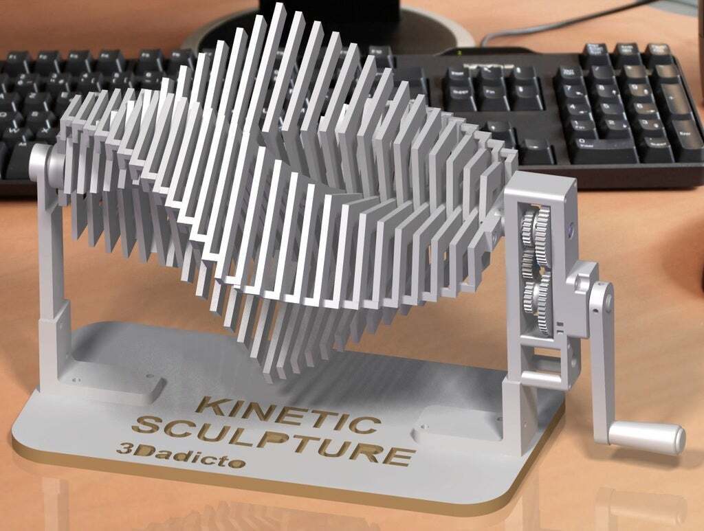 Free STL file KINETIC SCULPTURE 🗿 ・3D print design to download・Cults