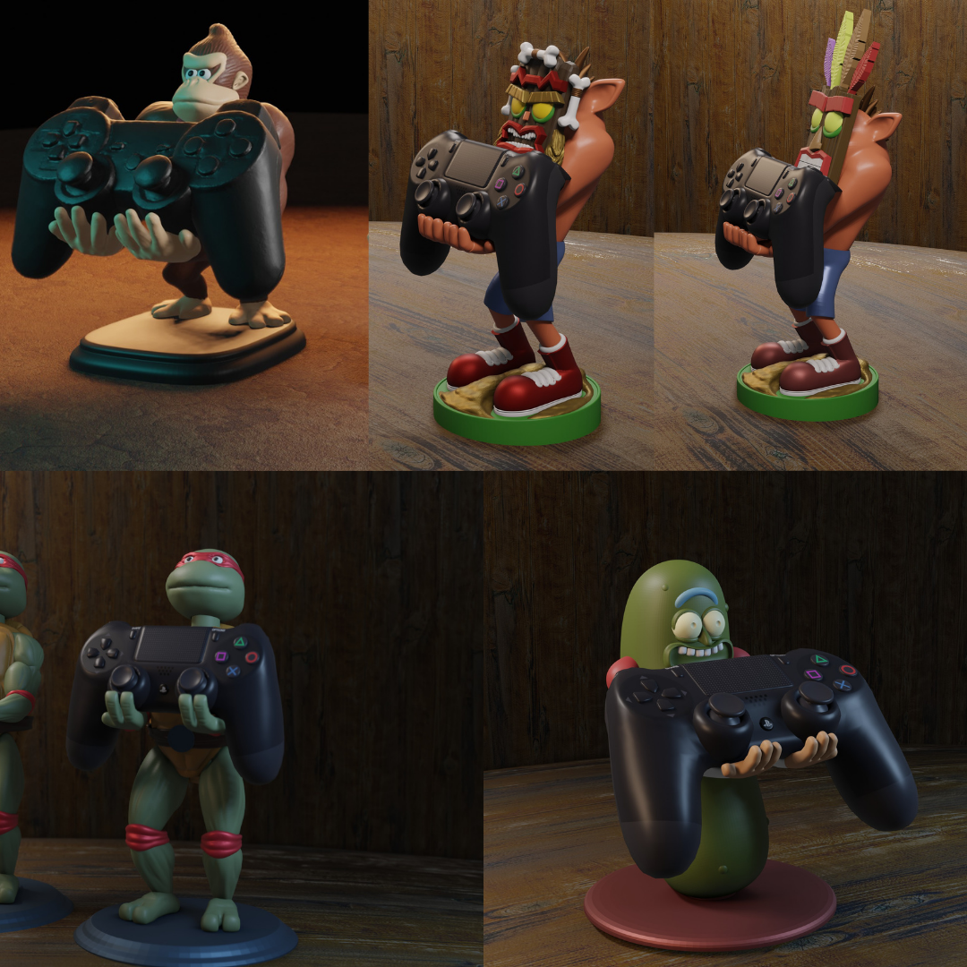 STL file CONTROLLER HOLDER / Controller Holder Pack 🐢 ・3D printable ...