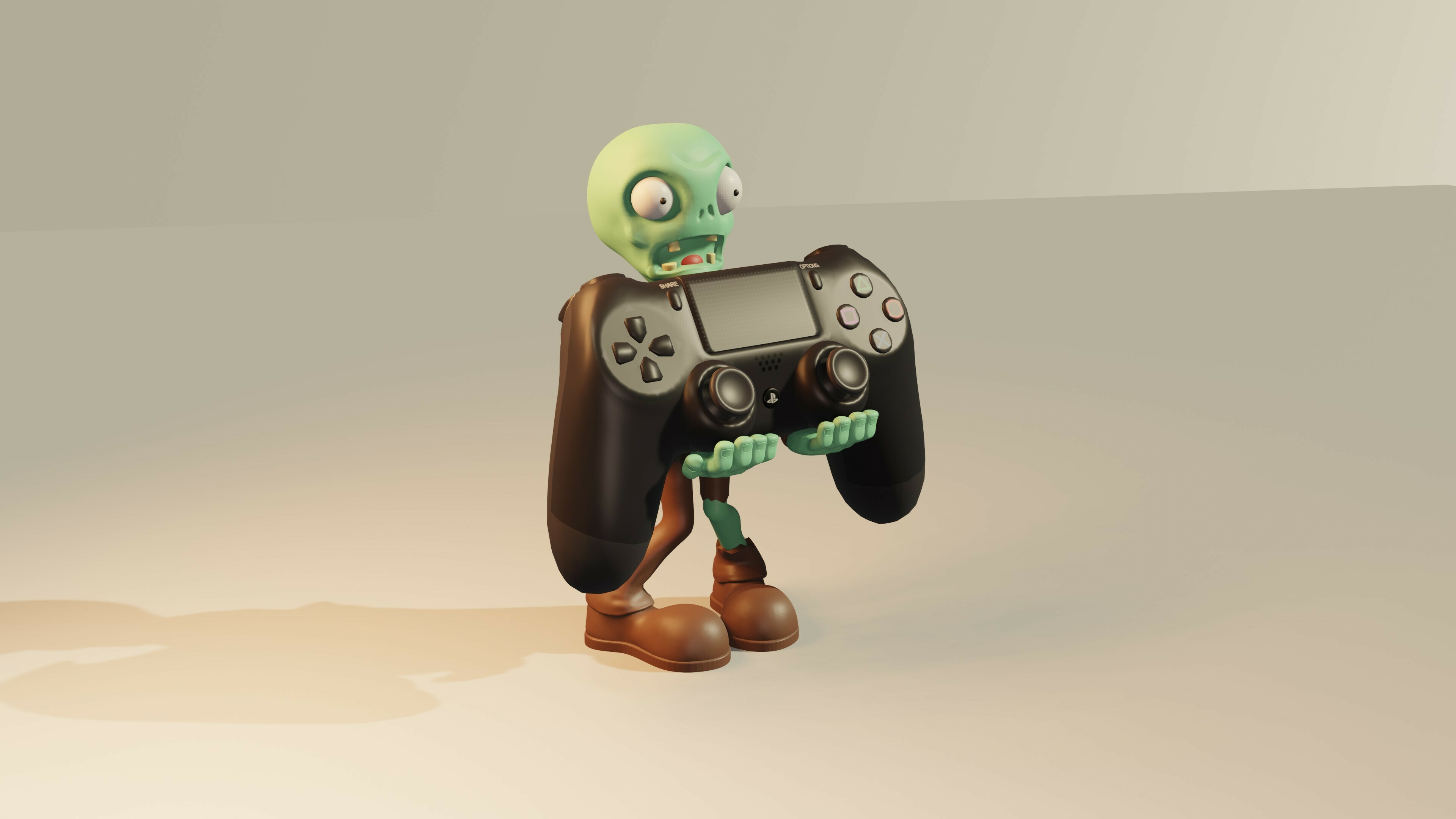 Archivo STL CONTROLLER HOLDER / joystick planta vs zombies 🕹️ ・Modelo ...