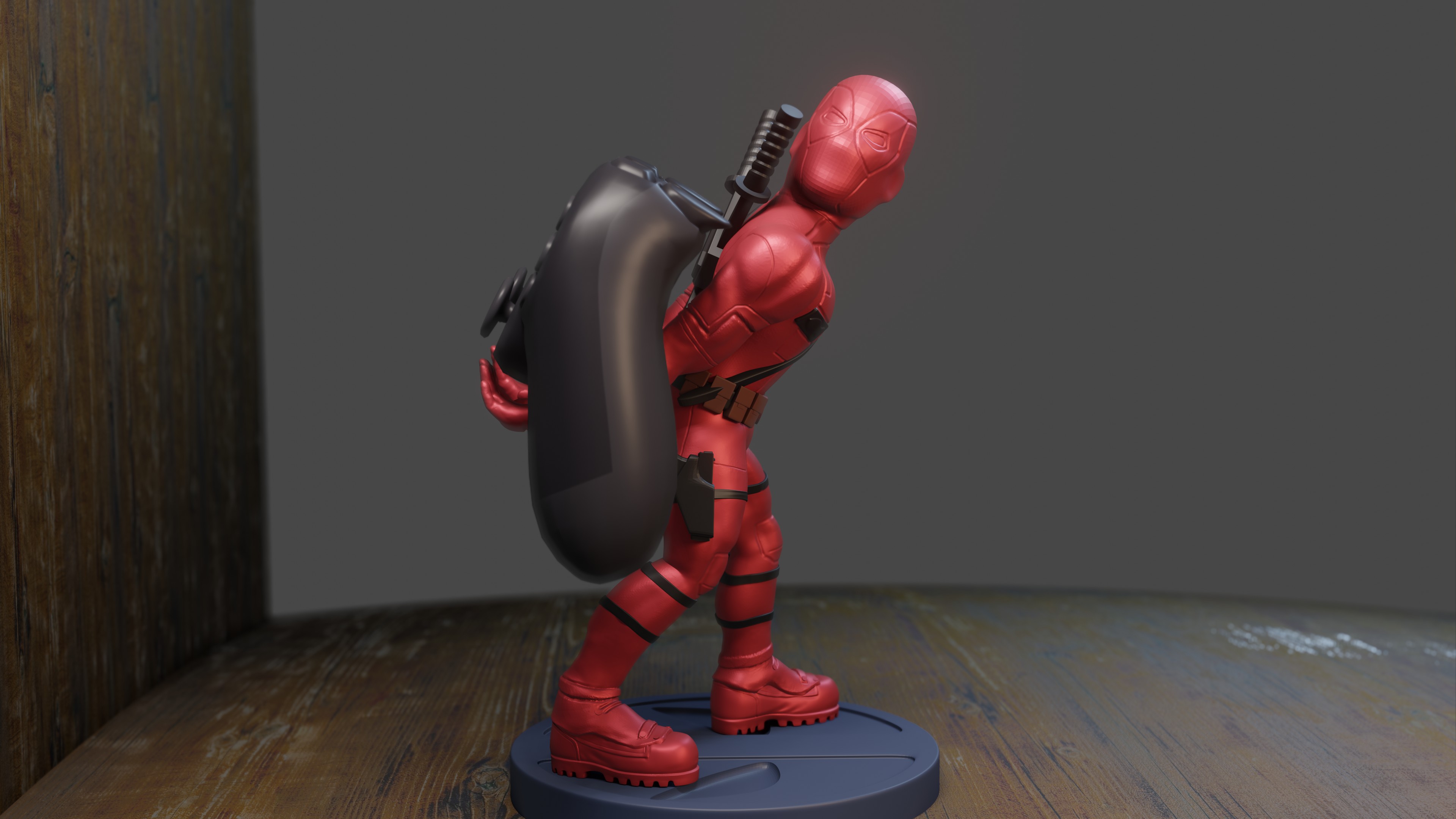 🕹️ CONTROLLER HOLDER / Deadpool joystick・ STL File for ・Cults