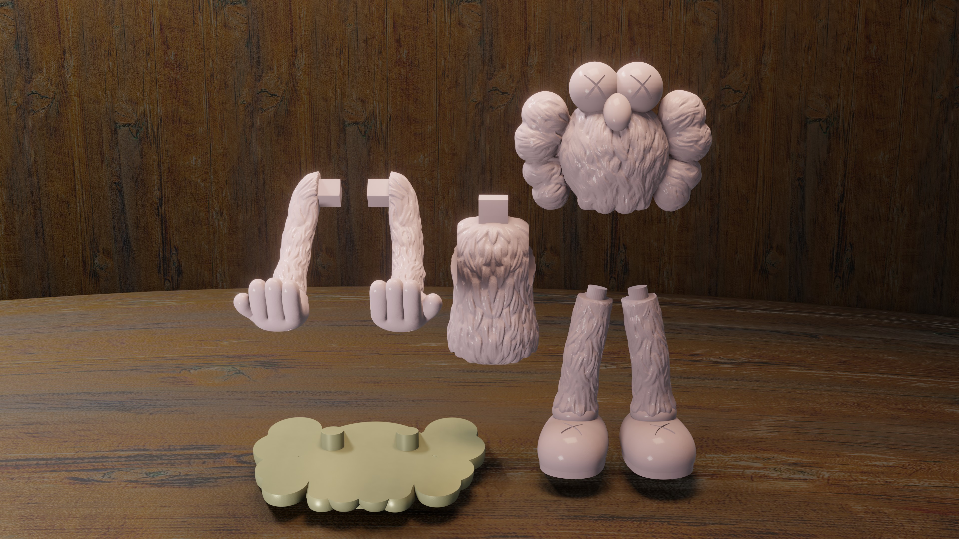 🕹️ CONTROLLER HOLDER / Kaws bff joystick holder・ STL File for ・Cults