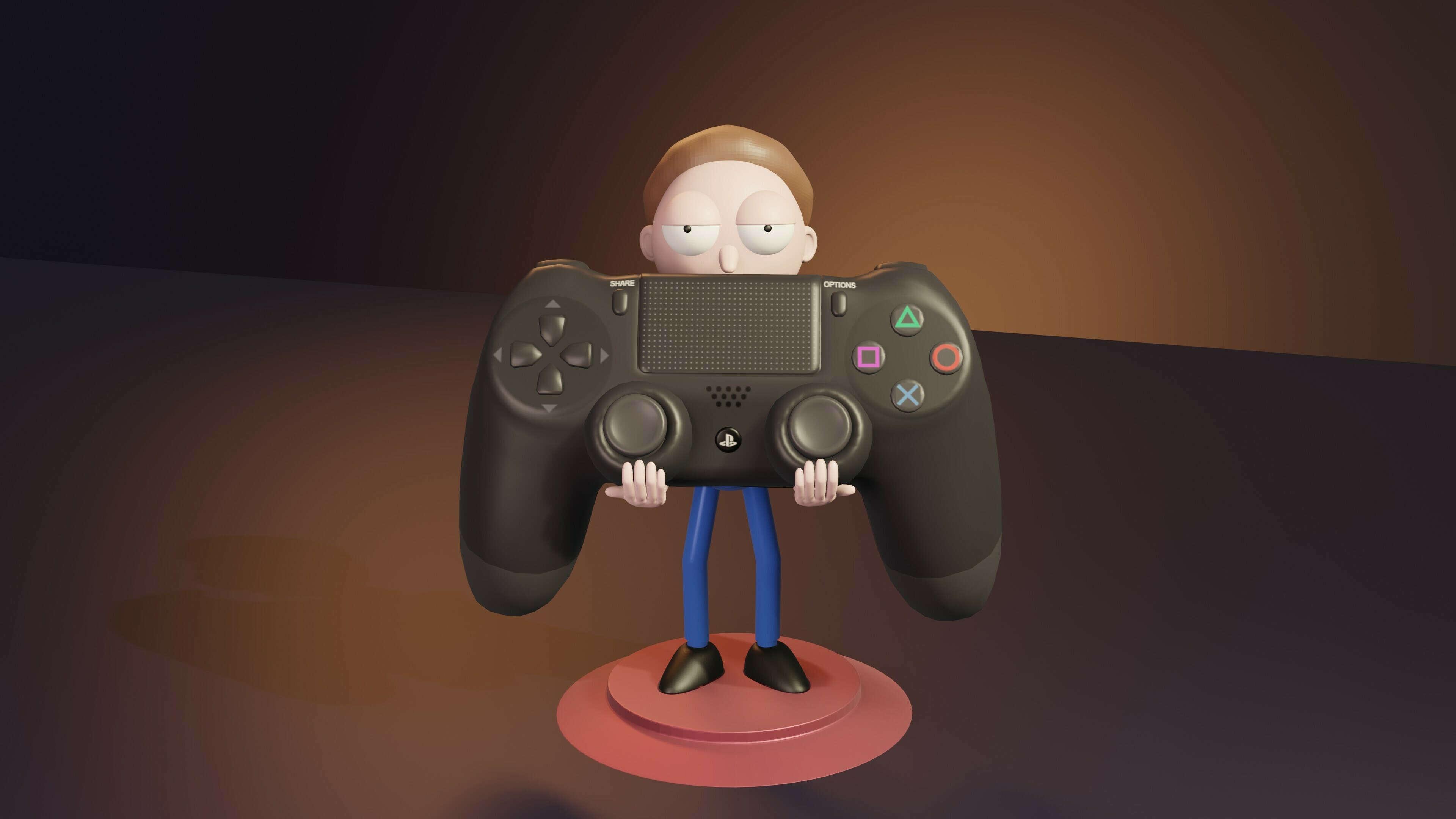 🕹️ CONTROLLER HOLDER / morty Joystick Holder・ STL File for 3D printing ...