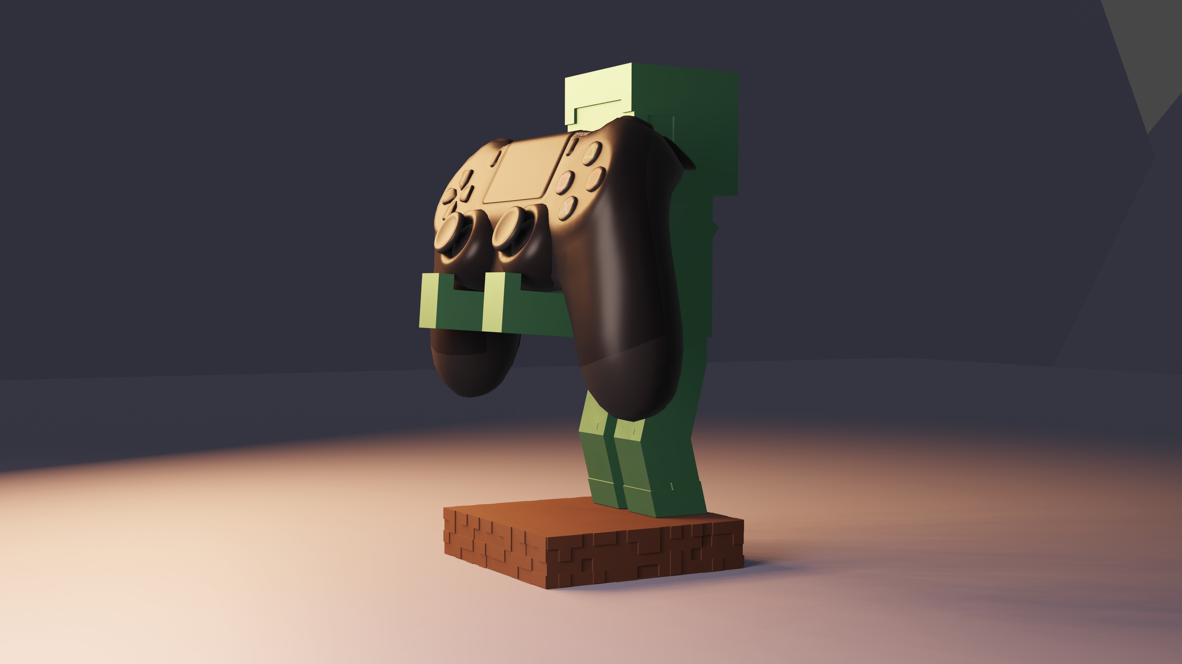 🕹️ CONTROLLER HOLDER / Minecraft joystick・ STL File for 3D printing・Cults