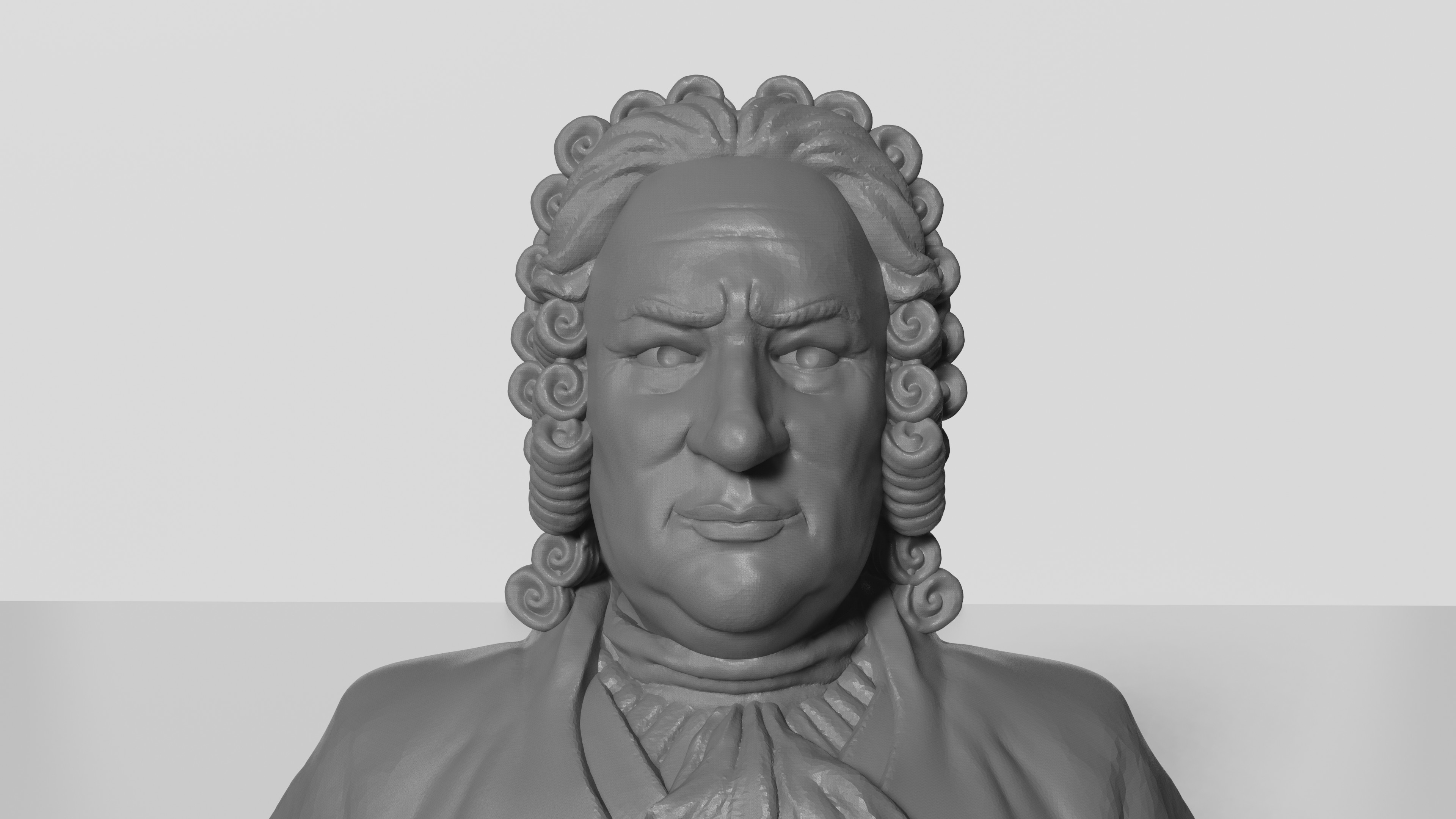 STL file Johann Sebastian Bach 🎵 ・3D printing design to download・Cults