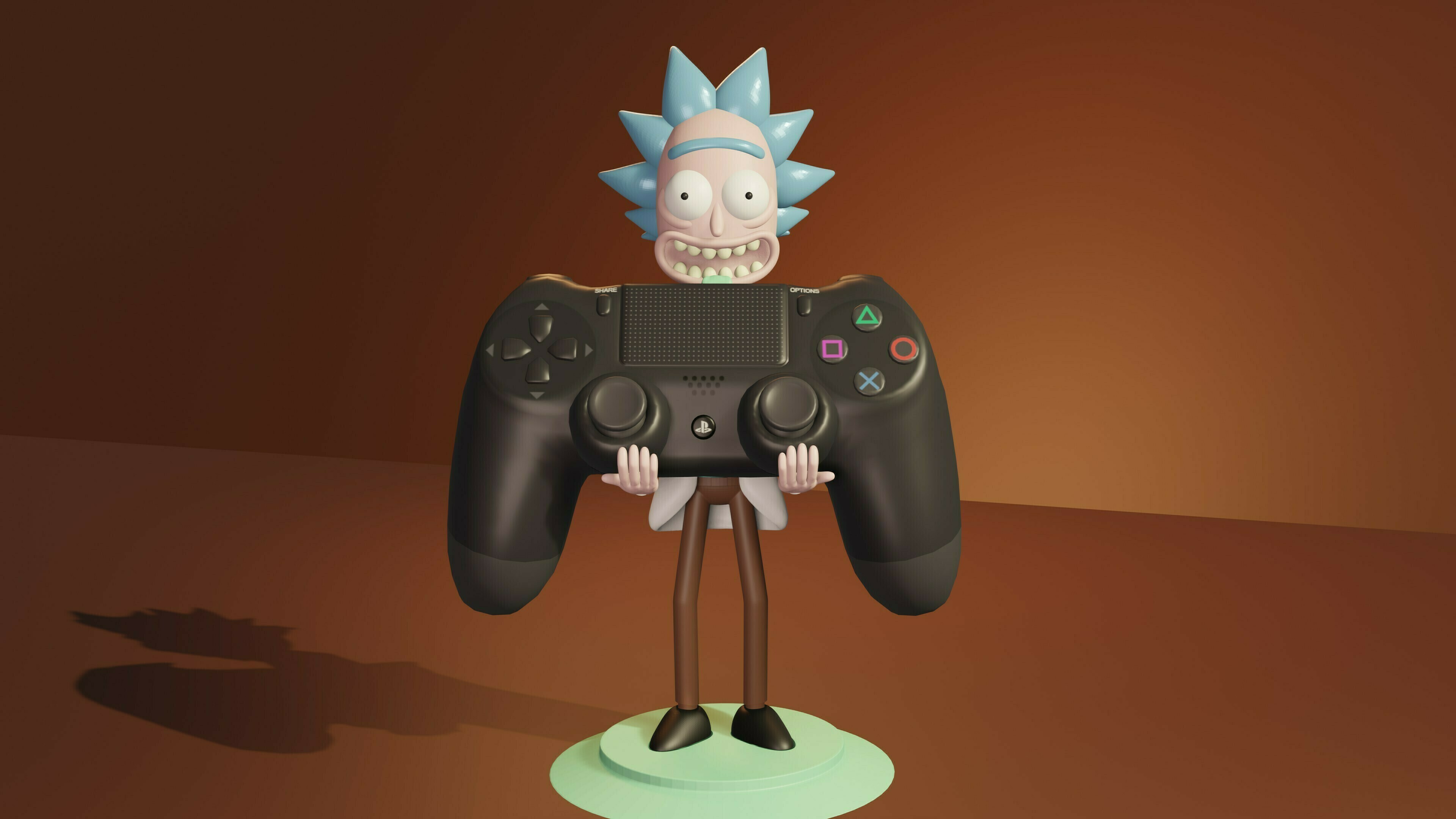 🕹️ CONTROLLER HOLDER / rick porta joystick・Archivo STL para ・Cults