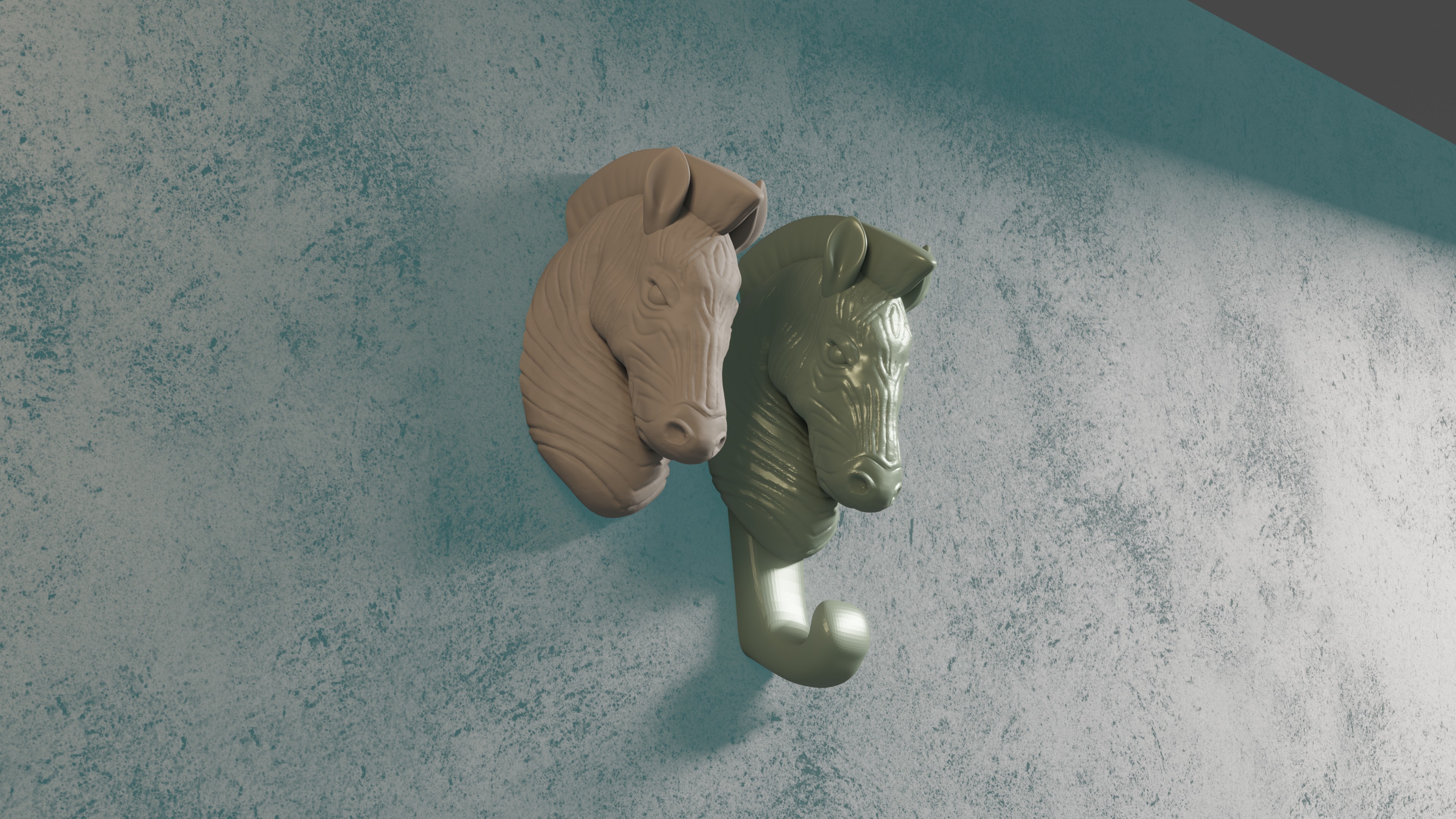 STL file zebra hanger 🦓 ・3D printing model to download・Cults