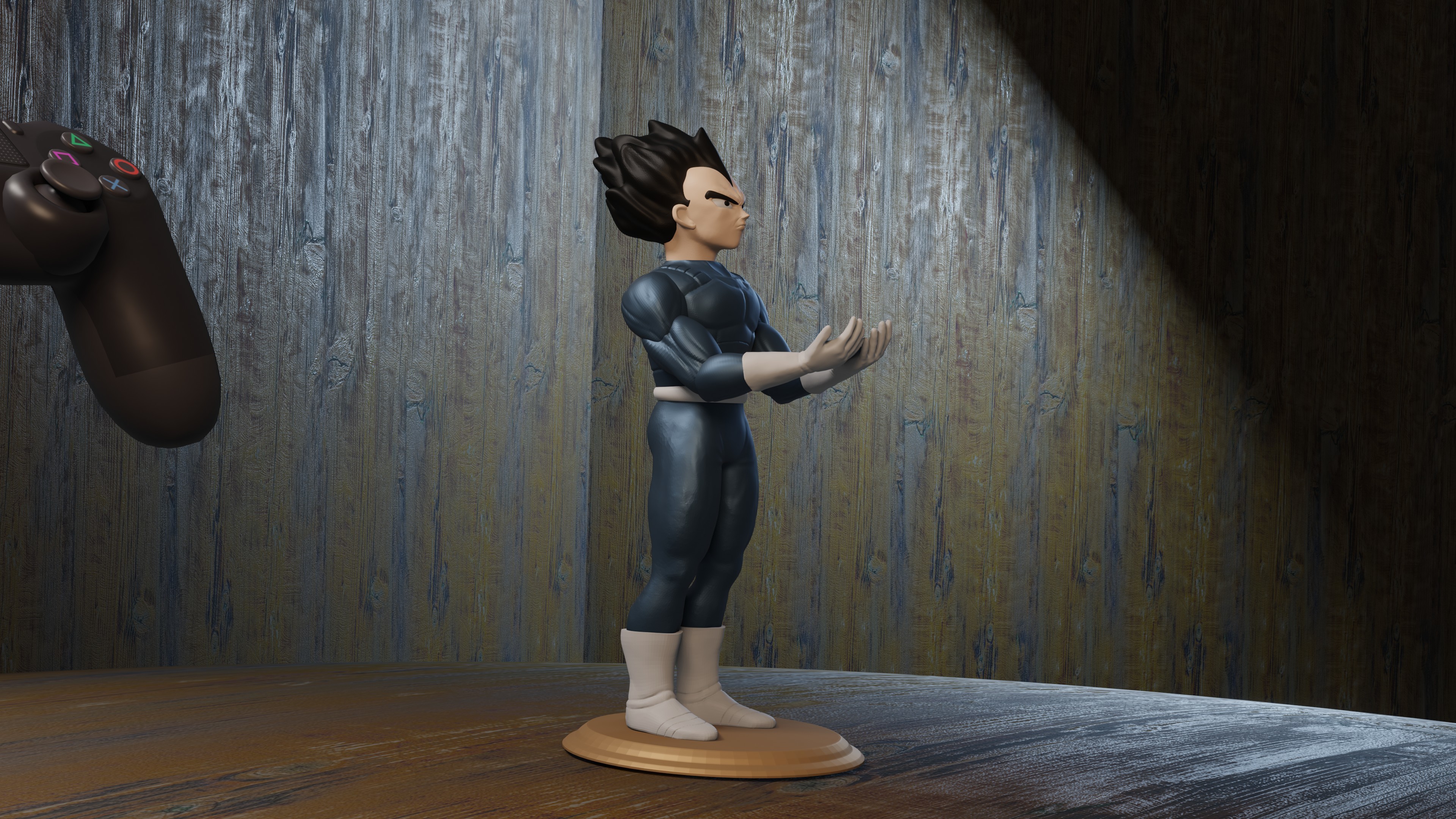 🎛️ CONTROLLER HOLDER / vegeta porta ps4・ STL File for ・Cults