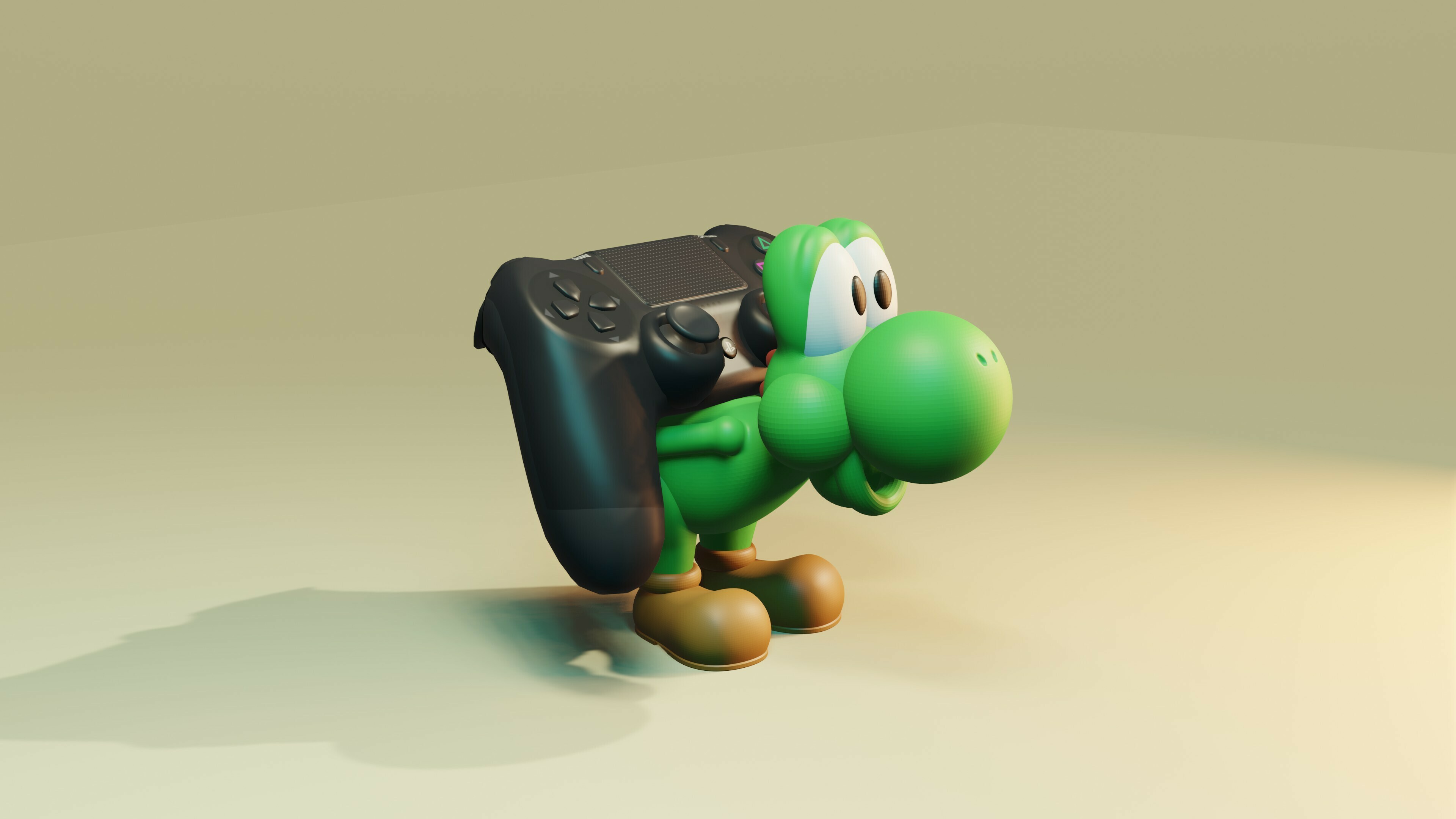 🕹️ CONTROLLER HOLDER / yoshi joystick holder ps4・Free STL File for 3D ...