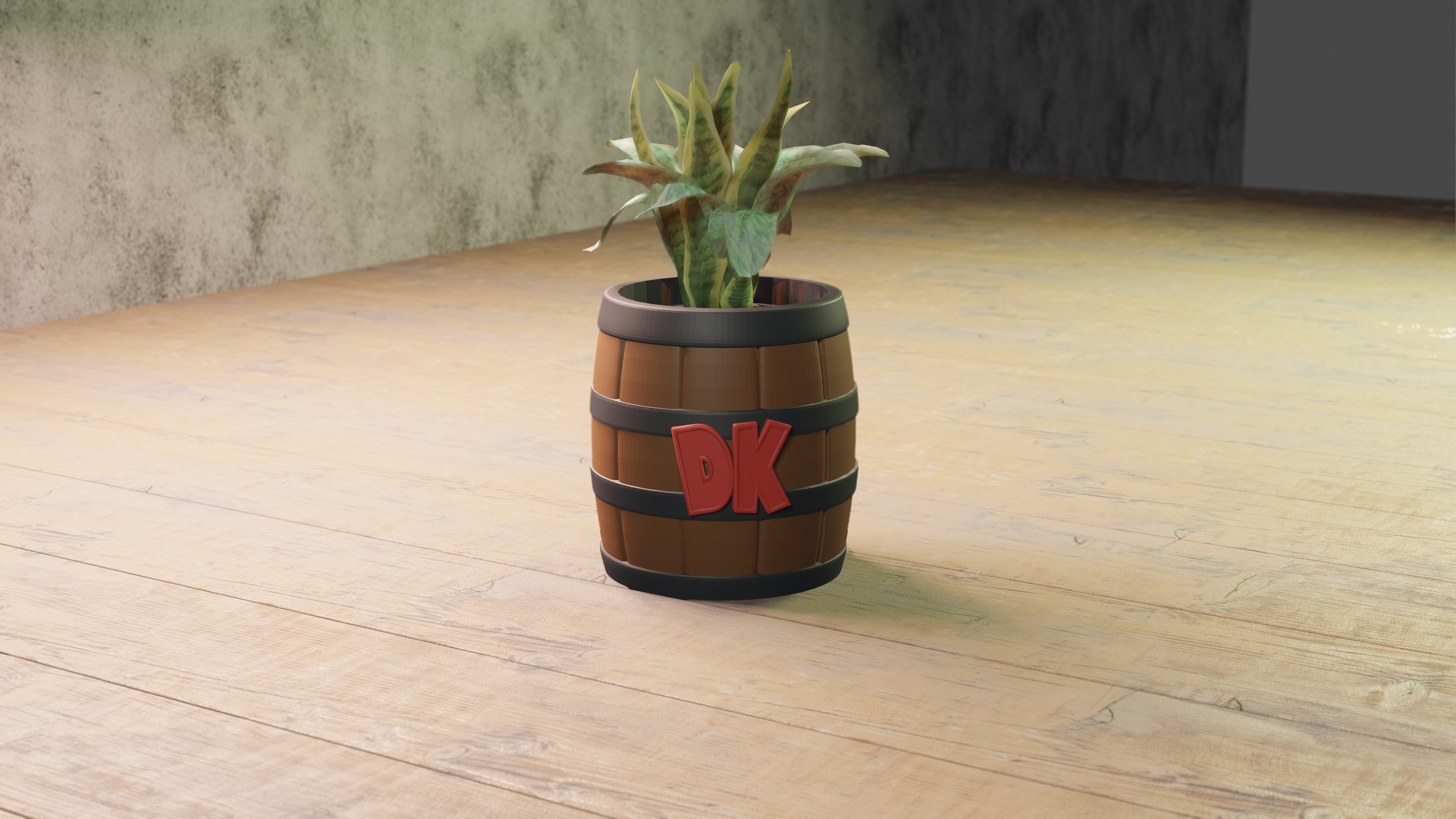 STL file barrel dk 🪴 ・3D printer model to download・Cults