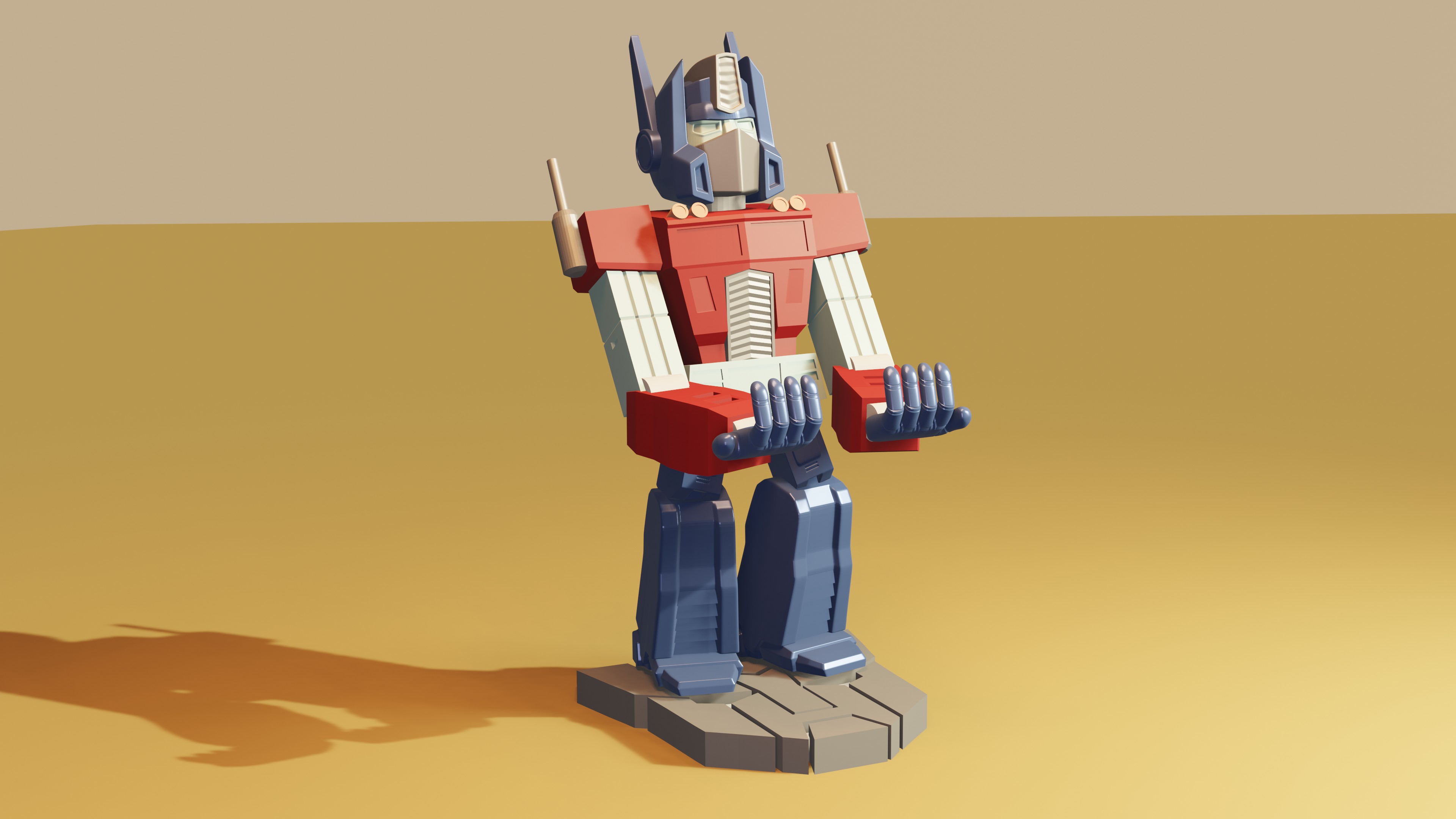 🕹️ CONTROLLER HOLDER / Optimus Prime joystick holder・ STL File for ・Cults