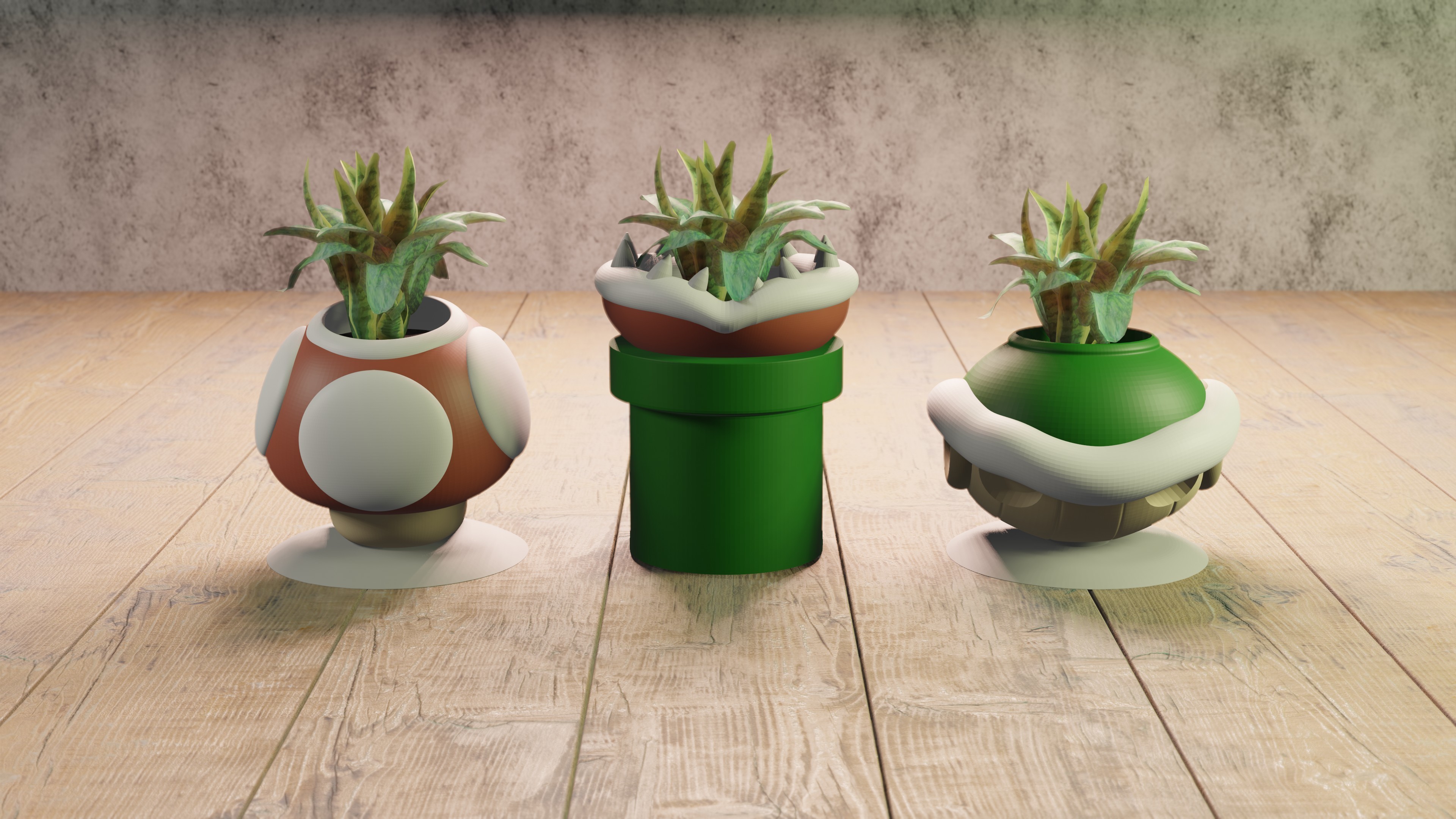 🪴 PLANTER NINTENDO・ STL File for ・Cults