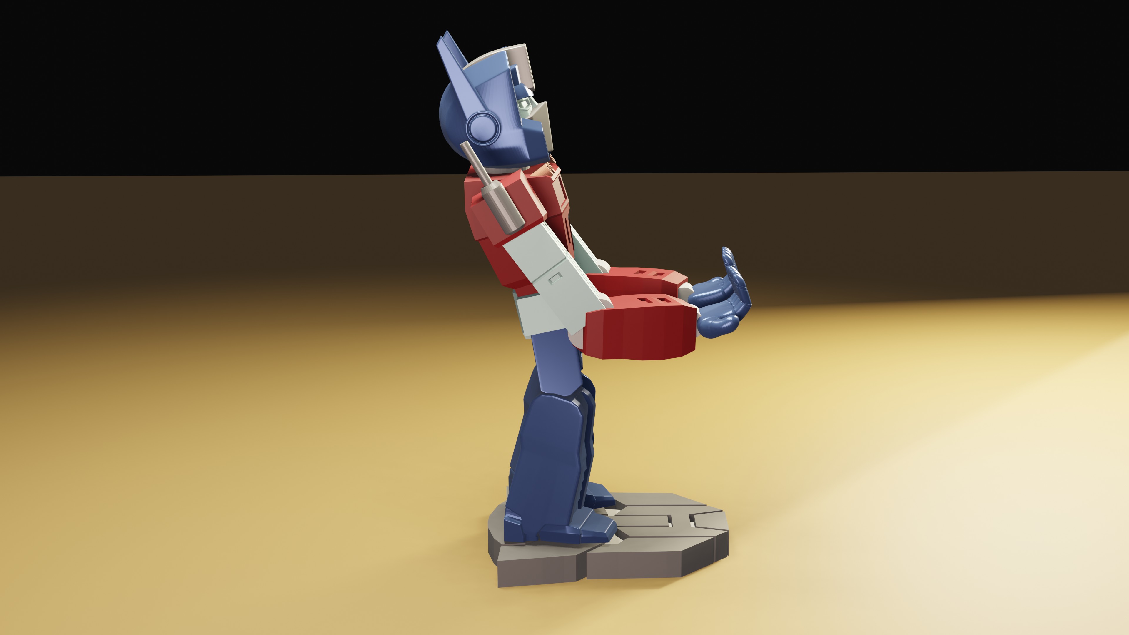 🕹️ CONTROLLER HOLDER / Optimus Prime joystick holder・ STL File for ・Cults