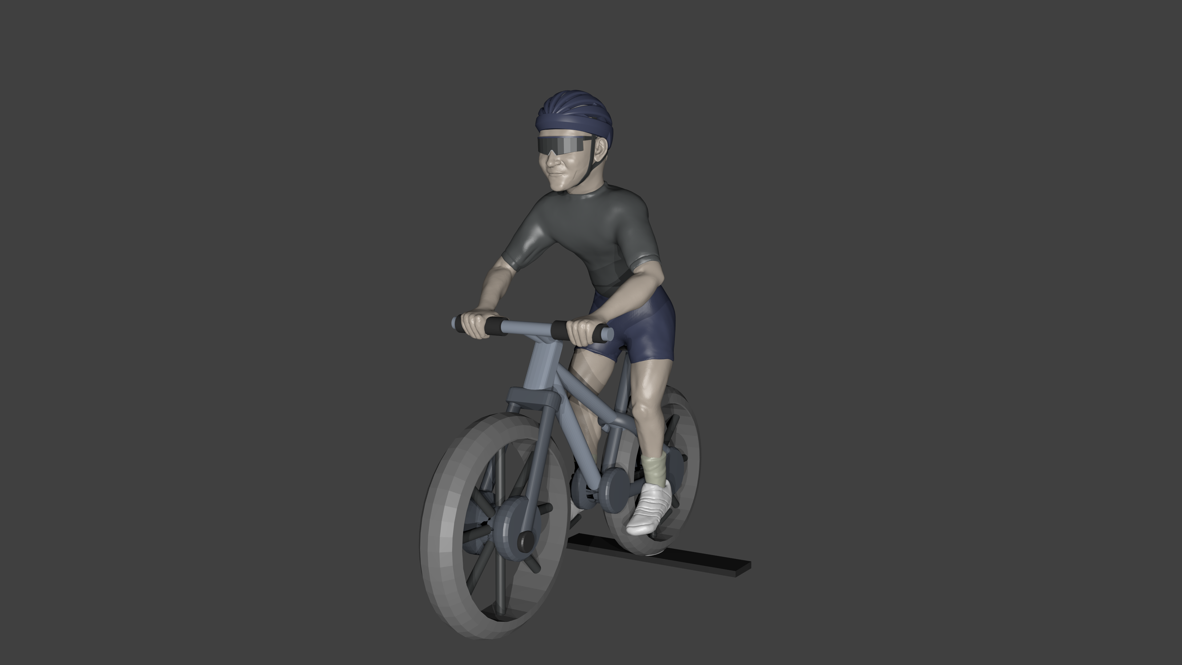 🛞 Cyclist・ STL File for ・Cults