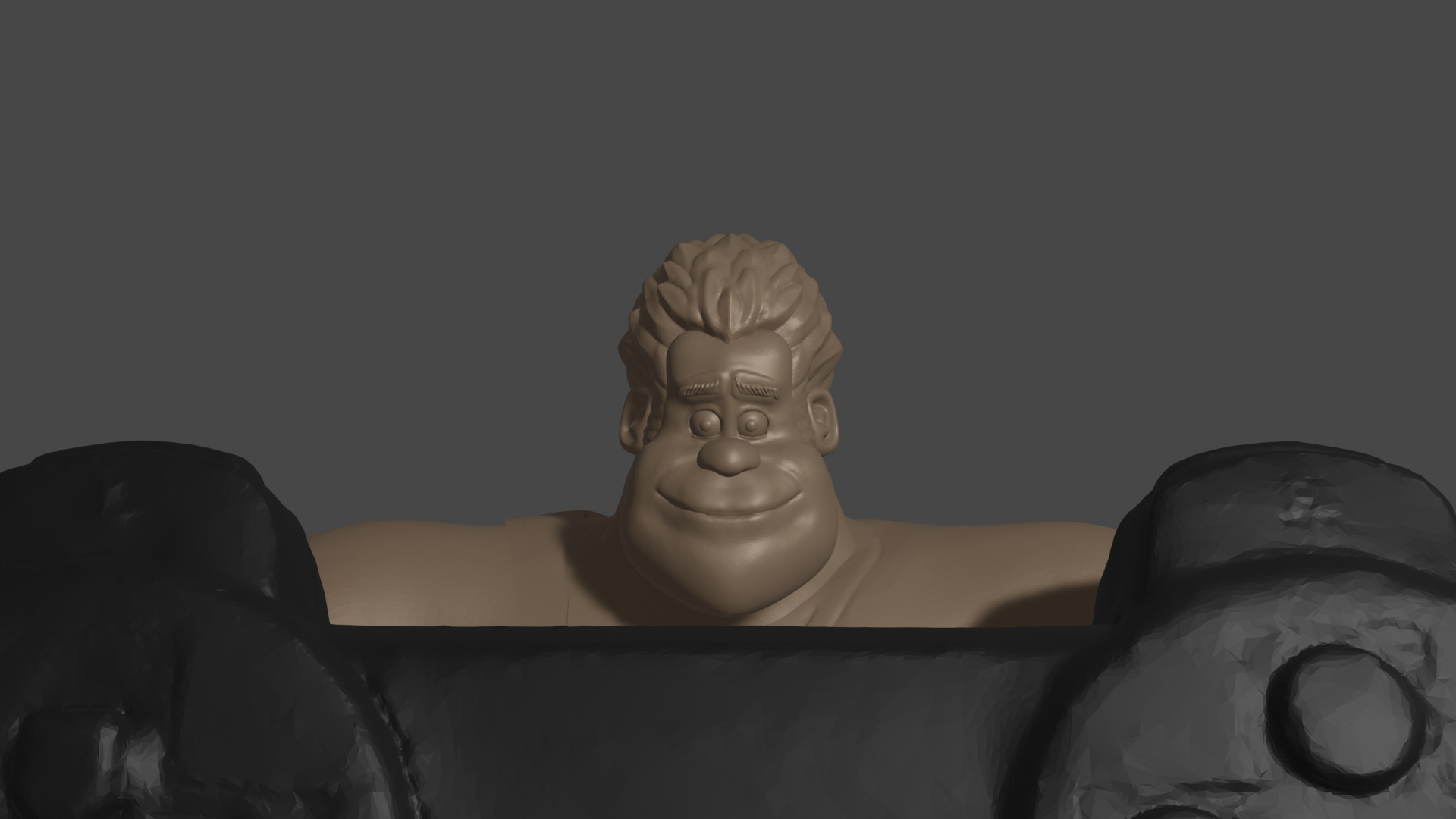 👽 Ralph the wrecker carries PS4・Free STL File for ・Cults