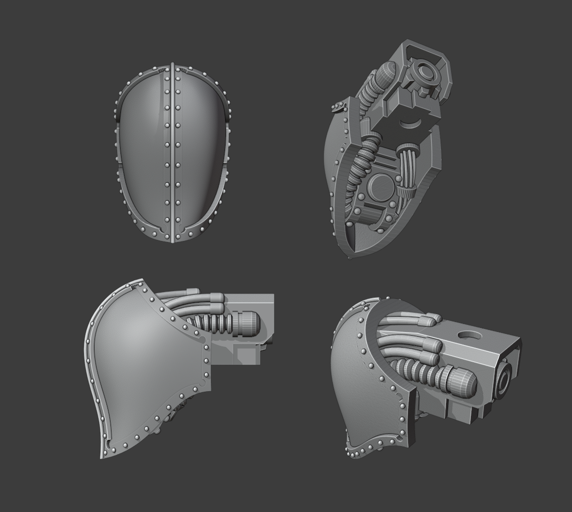 🎲 Psycher Knight Head・文件用于 STL ・Cults