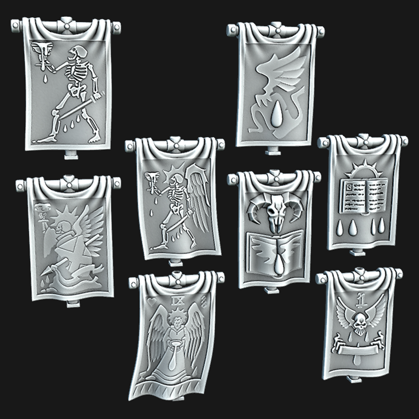 🛰 BA Character Baners・ STL File for ・Cults