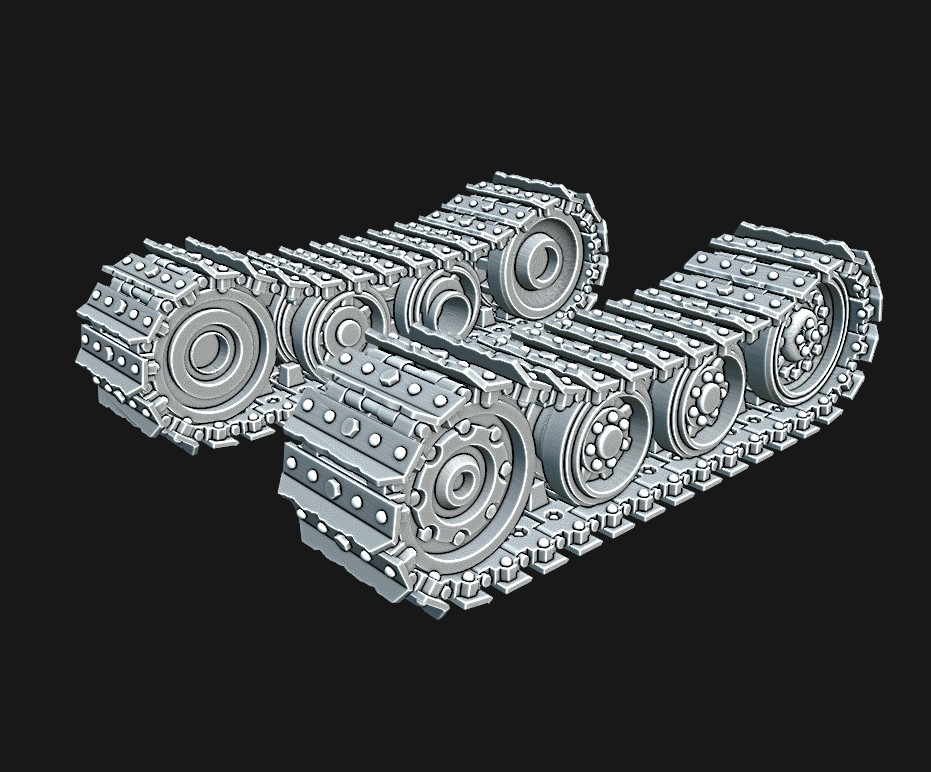 🪖 Scrap Jet Tank Tracks・Free STL File for ・Cults