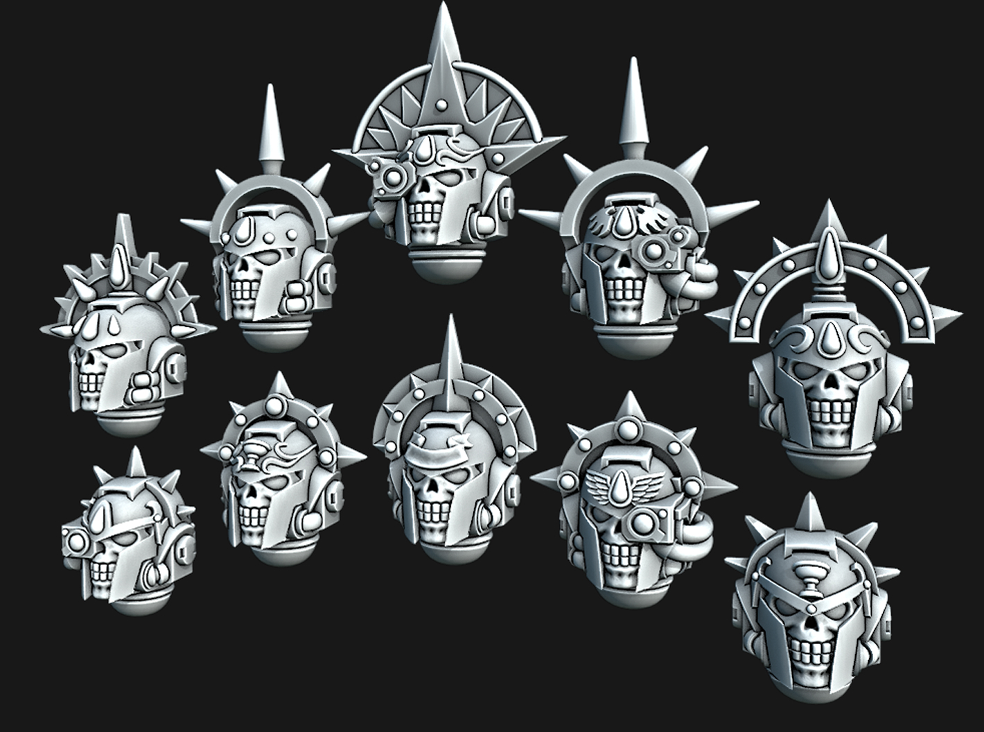 3D file BA Greek Skull Helmets 🏛️ ・Template to download and 3D print・Cults