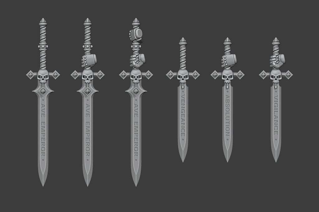 🥇 1st Legion Power Swords・Free STL File for ・Cults