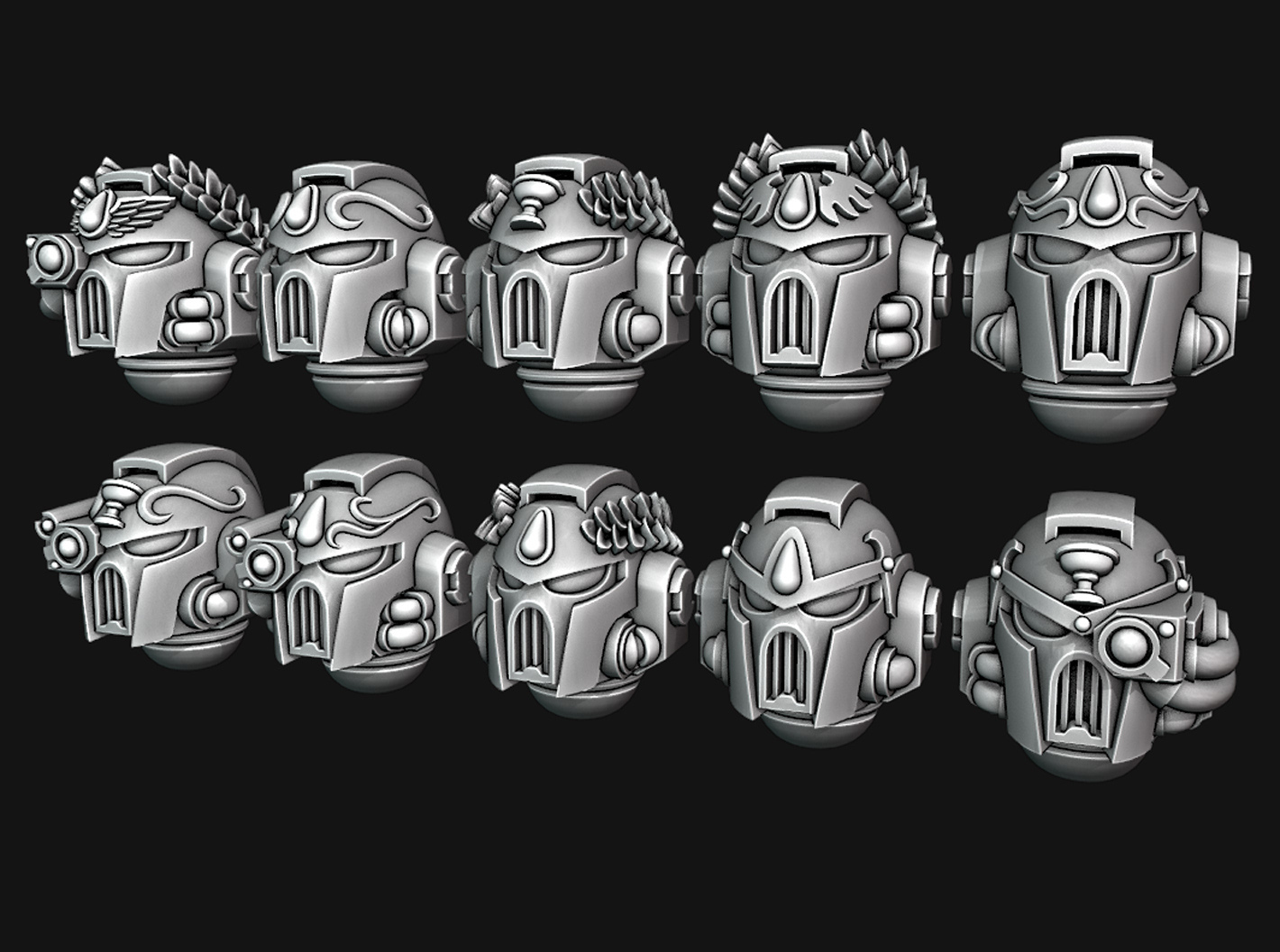 🏛️ BA Greek Errant Helmets・ STL File for ・Cults