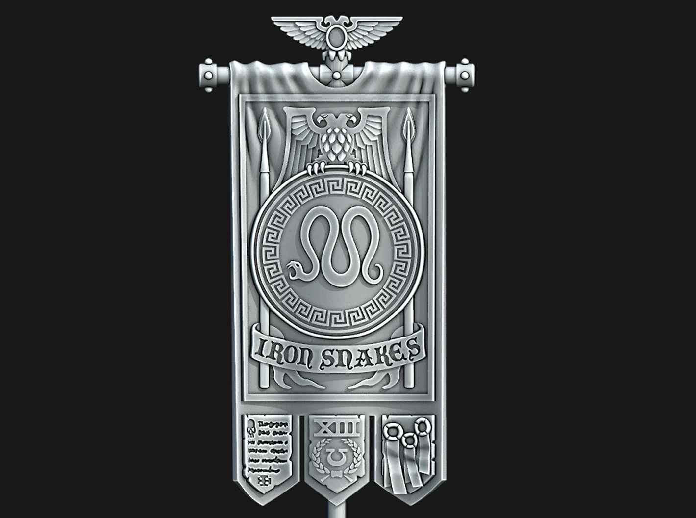 arquivo 3D Bandera IS 🎲 ・modelo de impressão 3D para download・Cults