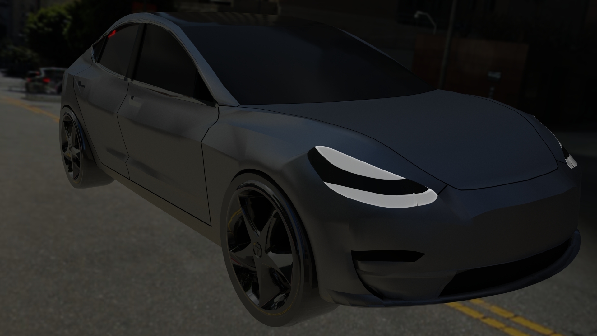 OBJ file tesla model 3 🚗 ・Design to download and 3D print・Cults