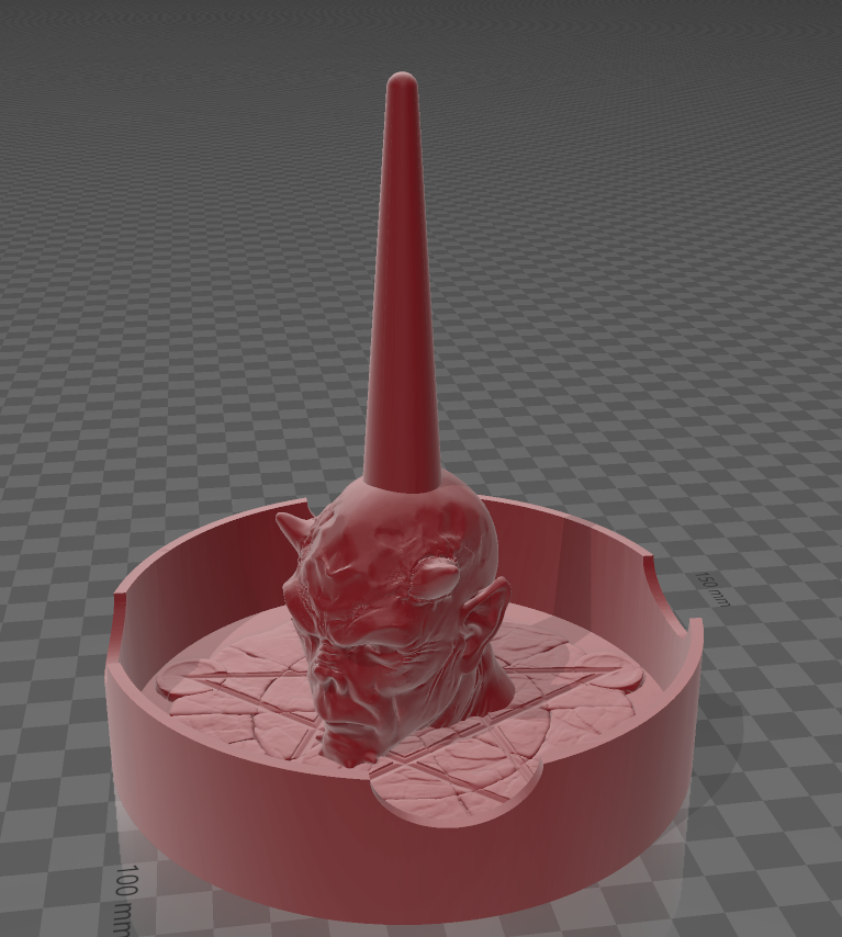 ⭐ Morning Star - Lucifer Ashtray Debowler - Devil・Free 3D File for ・Cults