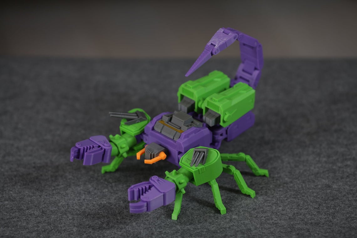 🤖 Transformers G1 Marvel Comic Scorponok and Black Zarak・ 3D File for ...