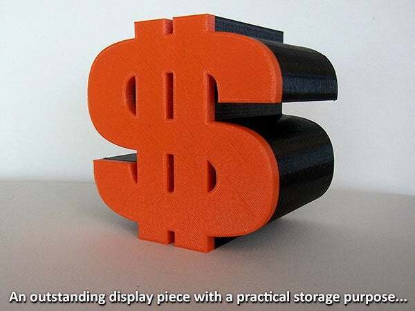 💰 '$' Money Box・Free STL File for ・Cults