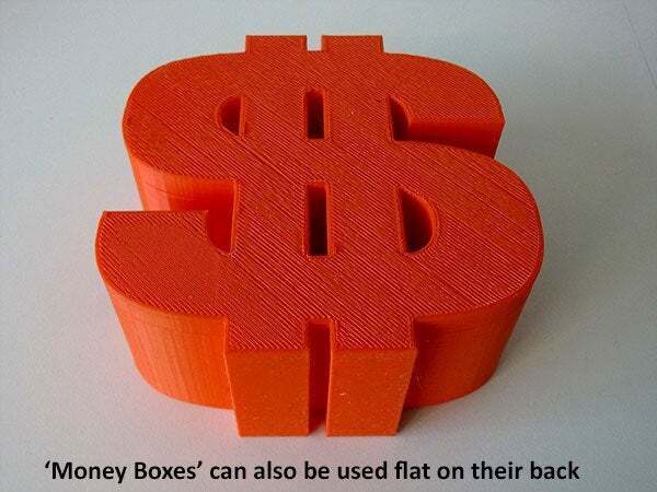 💰 '$' Money Box・Free STL File for ・Cults